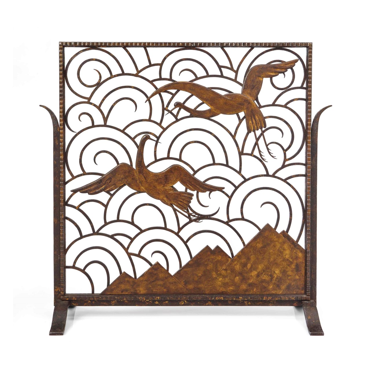 EDGAR BRANDT (1880-1960), A FIRESCREEN, CIRCA 1930 | Christie's