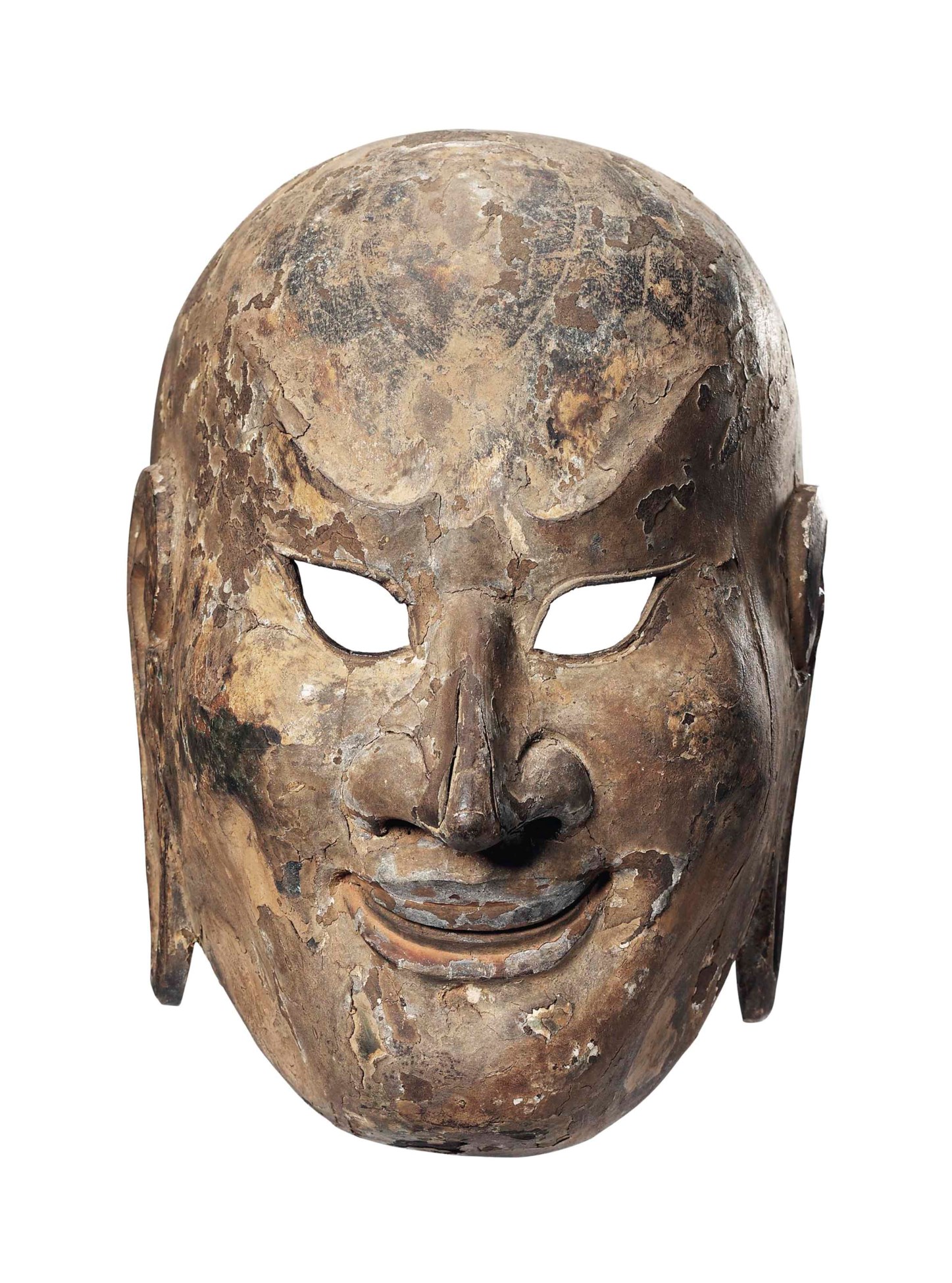 A Gigaku Mask of Suikoju, Heian - Kamakura period (late 12th - 13th ...