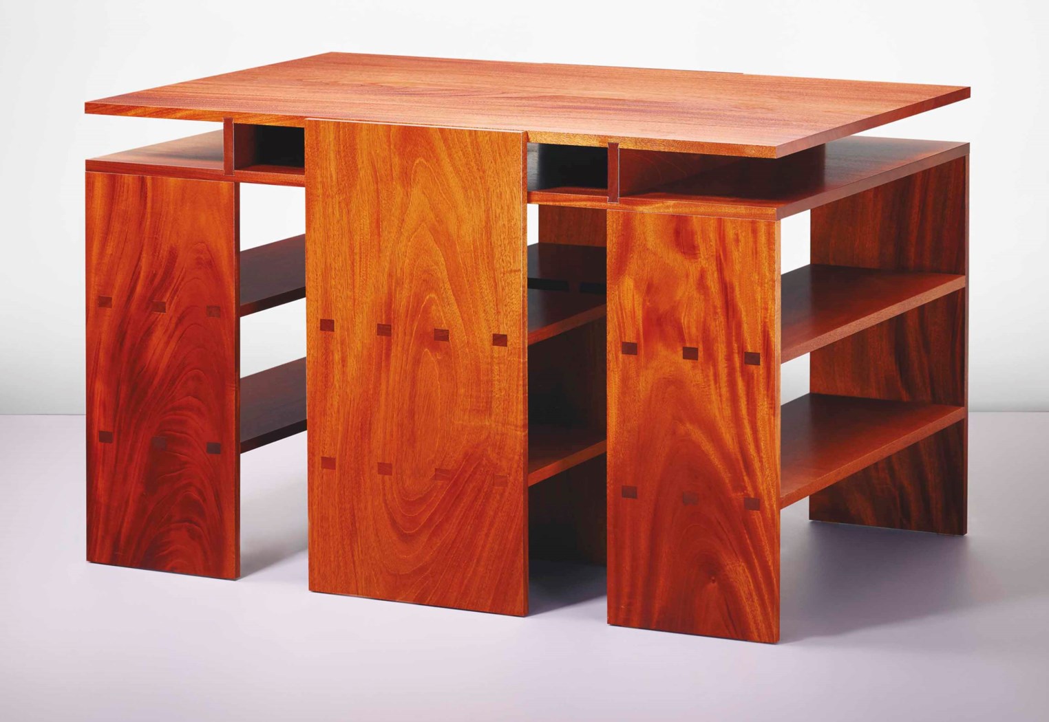 DONALD JUDD (1928-1994), DESK AND TWO CHAIRS, MODELS F.82-2., F.82-3 ...