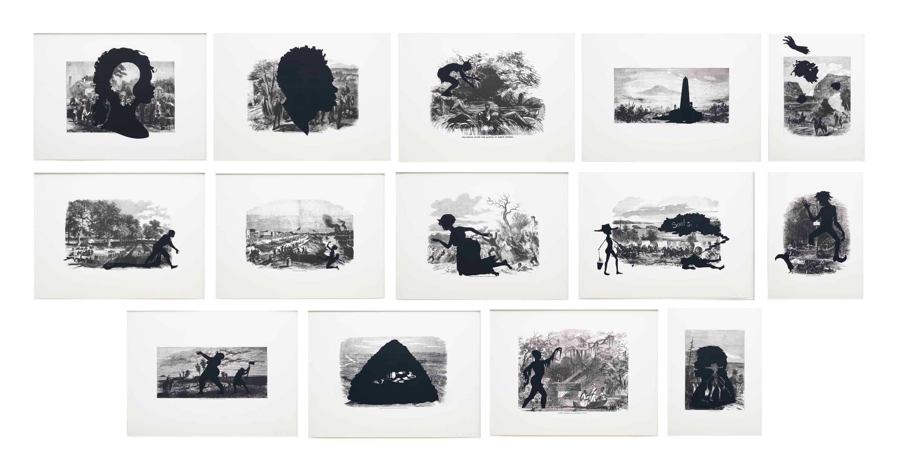 Kara Walker (B. 1969), Harper's Pictorial History of the Civil War ...