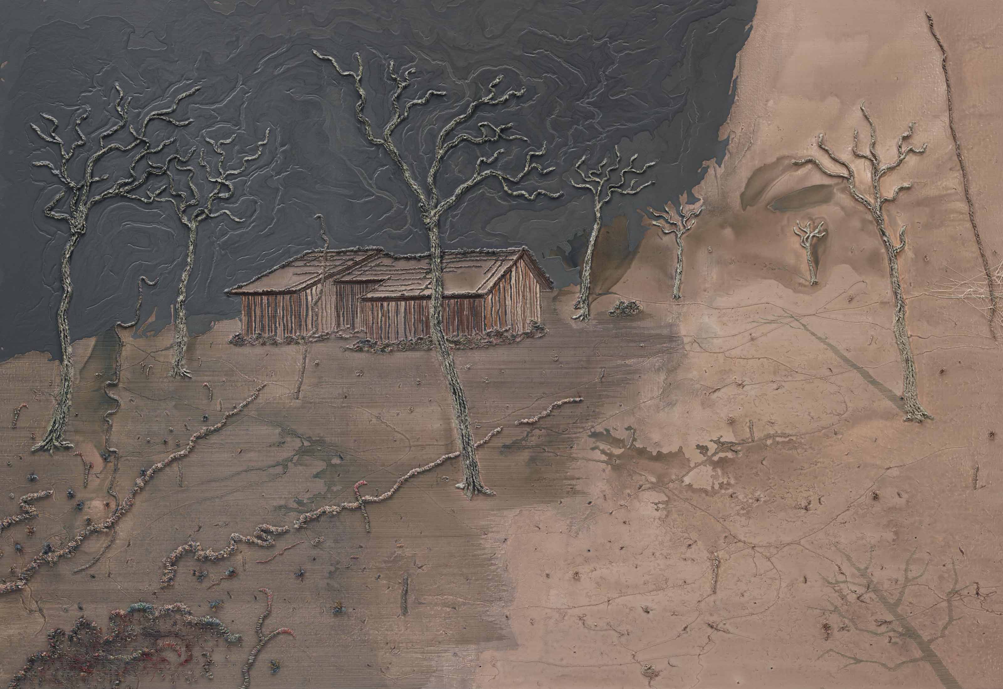 Michael Raedecker (B. 1963) , Zone | Christie's