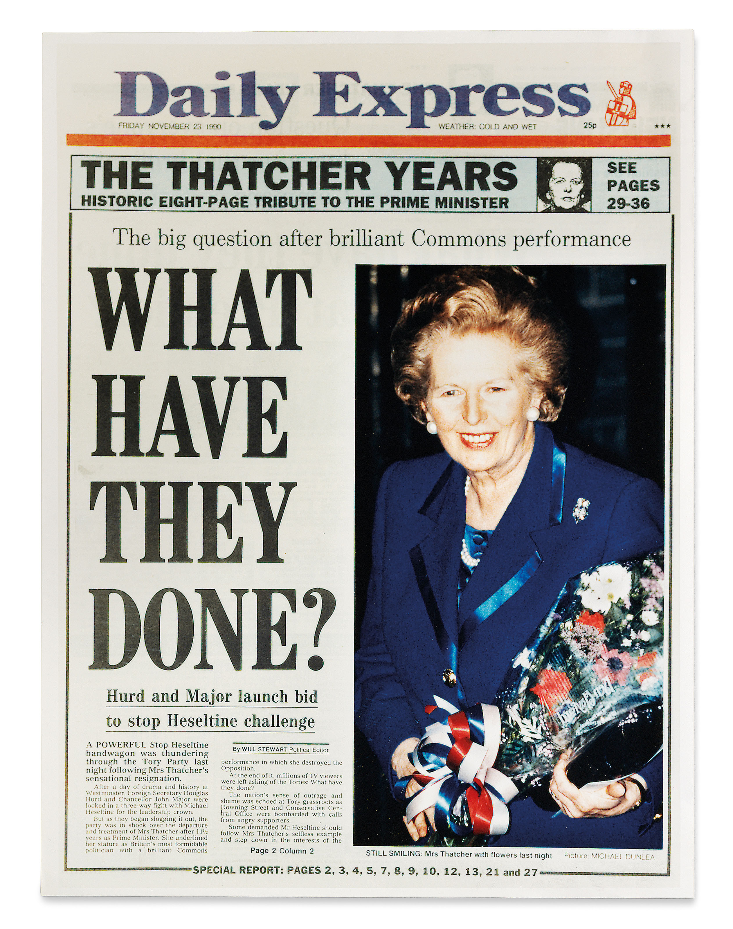 A SET OF THREE ETCHED ALUMINIUM DAILY MAIL FRONT COVERS, FRAMED ...