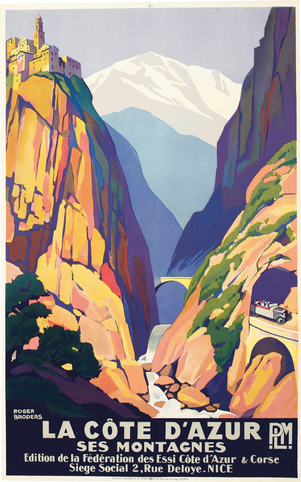 Roger Broders (1883-1953), LA CÔTE D’AZUR | Christie's