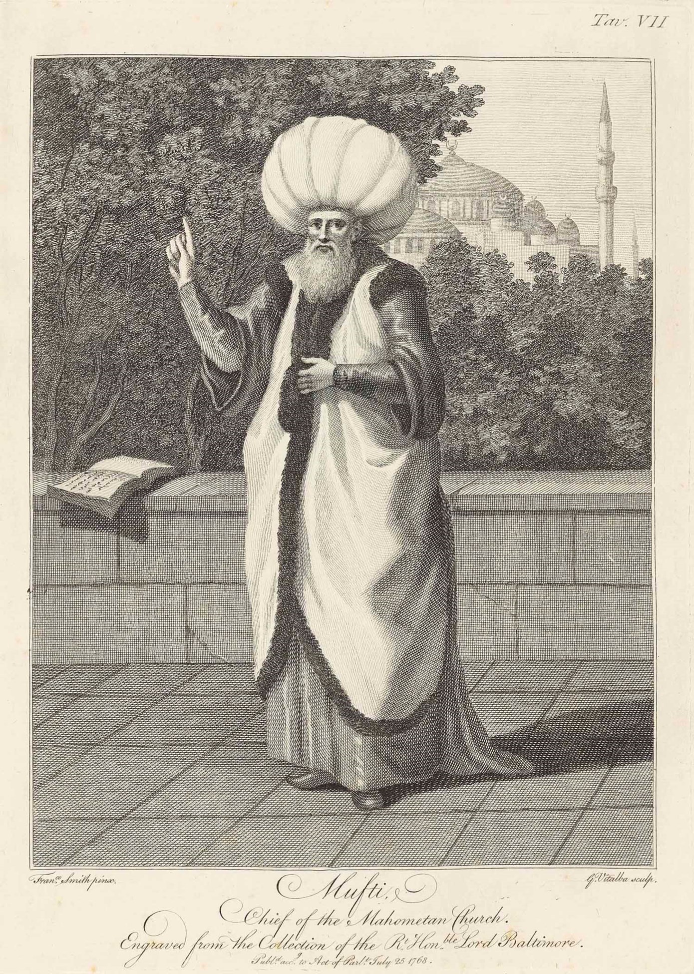 FREDERICK CALVERT, 6TH BARON BALTIMORE (1731-1771) -- FRANCIS SMITH ...