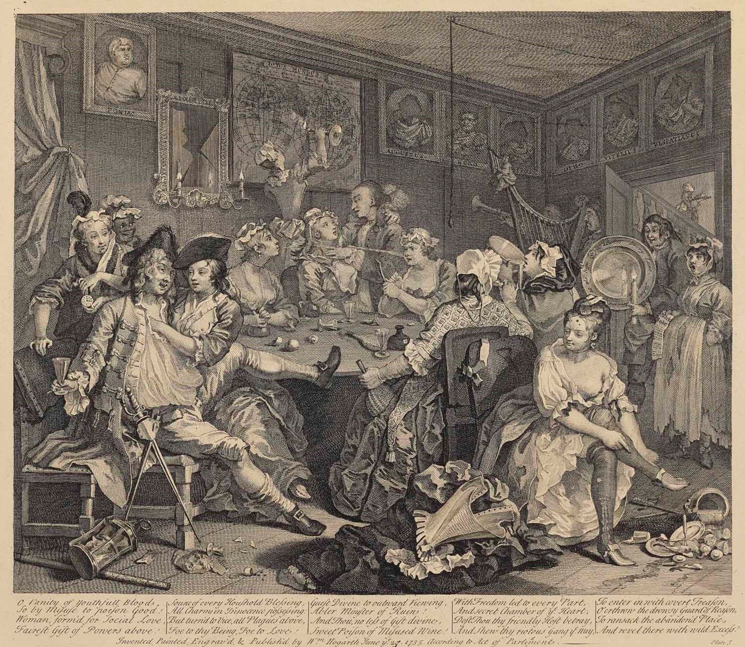 HOGARTH, William (1697-1764). A collection of engravings. [London: W ...