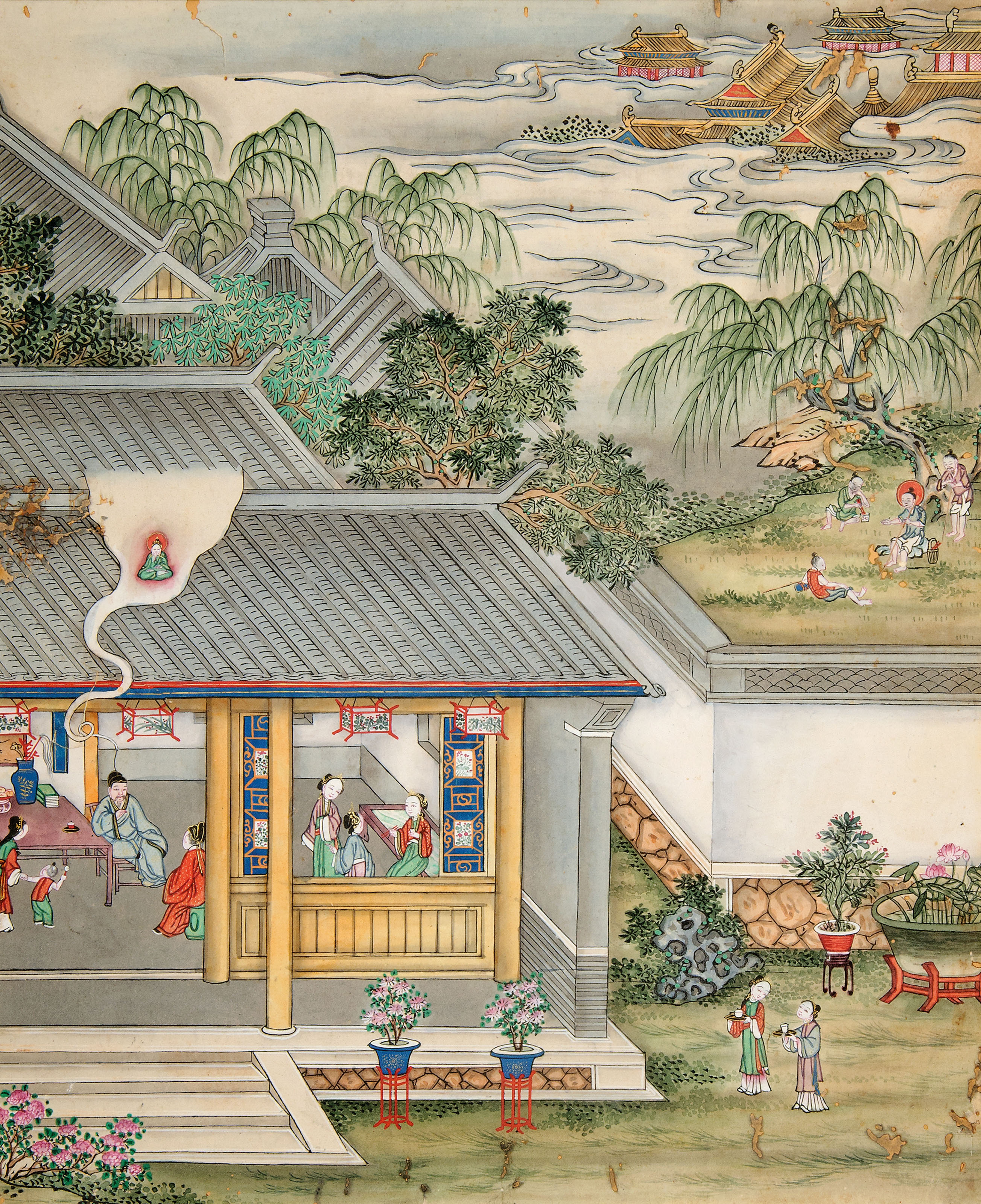 NINE DAOIST PAINTINGS , 19TH CENTURY | Christie's