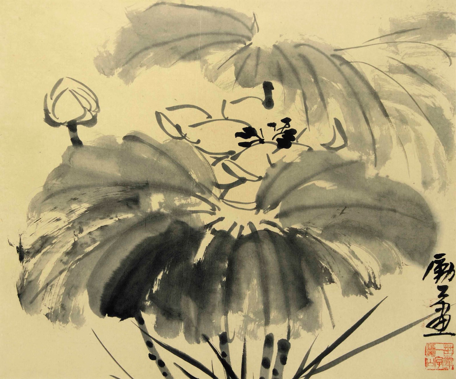 LI KUCHAN (1898-1984) , Lotus | Christie's