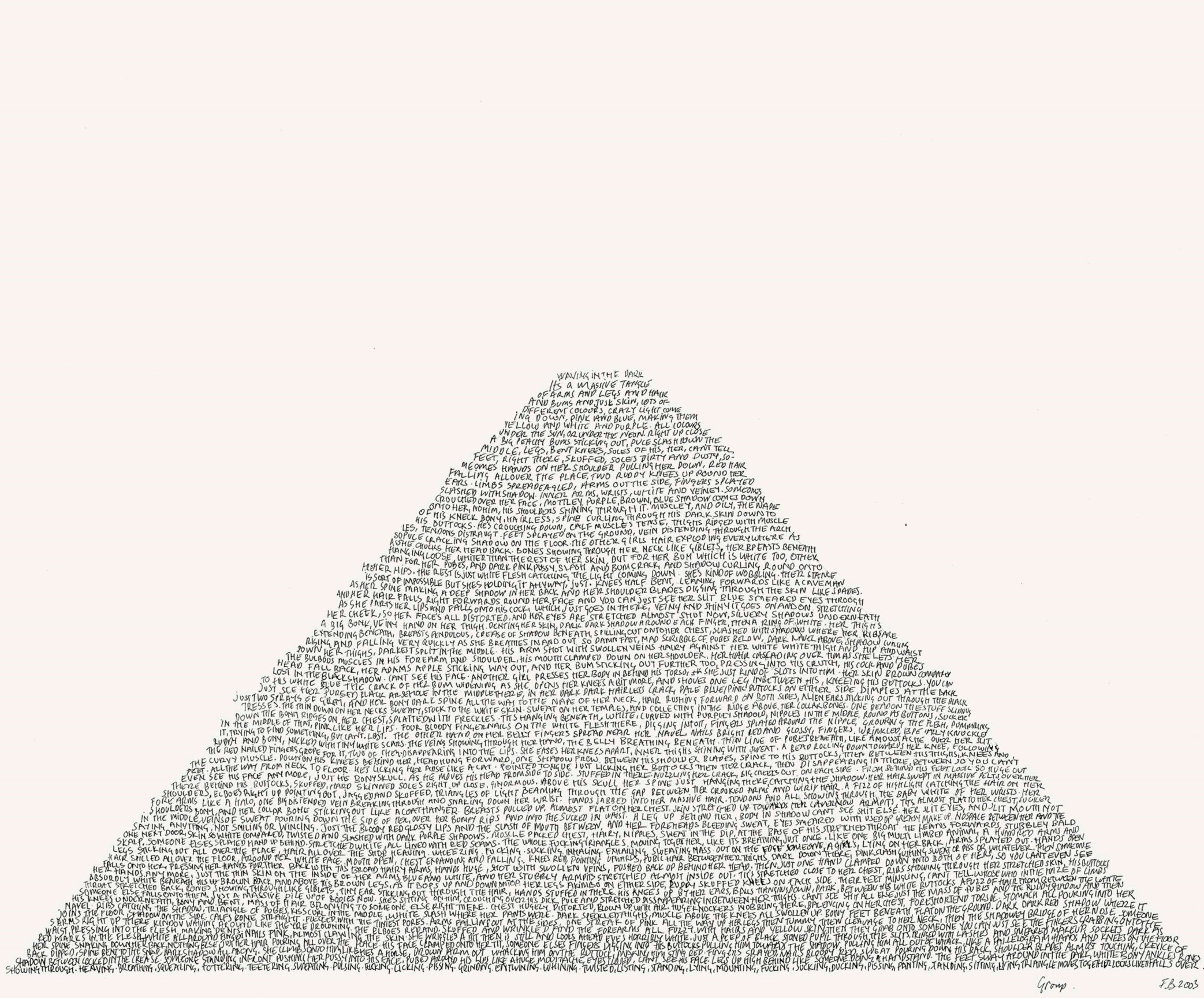Fiona Banner (B. 1966), Group | Christie's