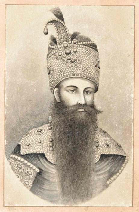 A PORTRAIT OF THE CROWN PRINCE 'ABBAS MIRZA
