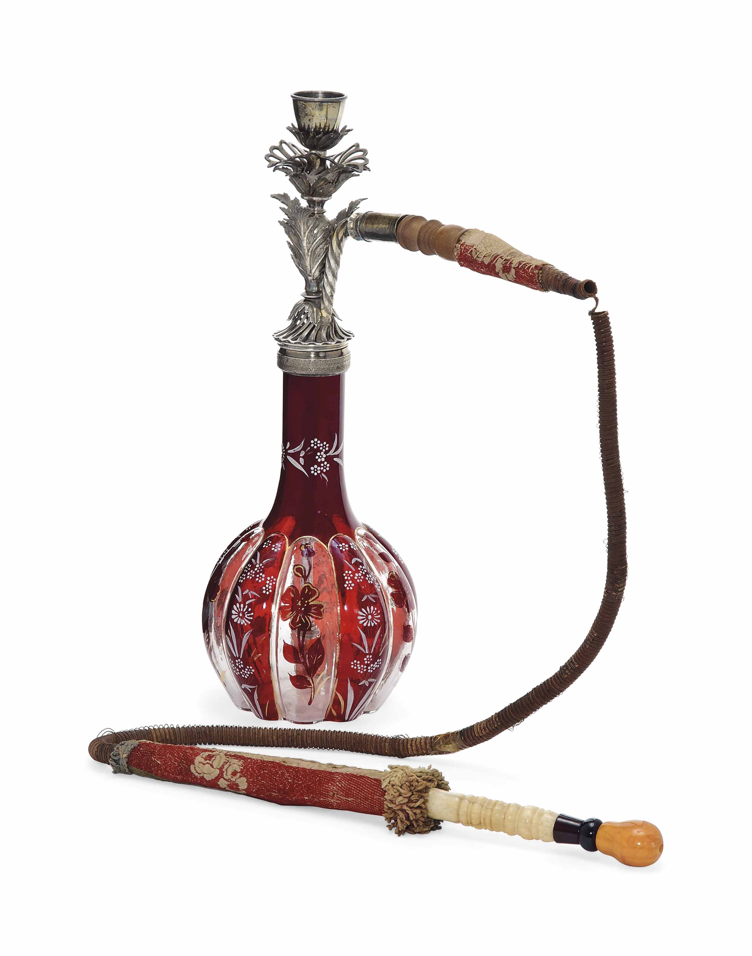 A KUTAHYA POTTERY SPRINKLER, OTTOMAN TURKEY, LATE 19TH/EARLY 20TH ...