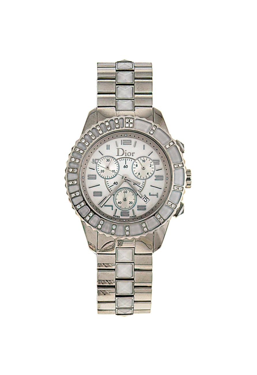 A diamond-set 'Christal' quartz wristwatch, by Christan Dior | Christie's
