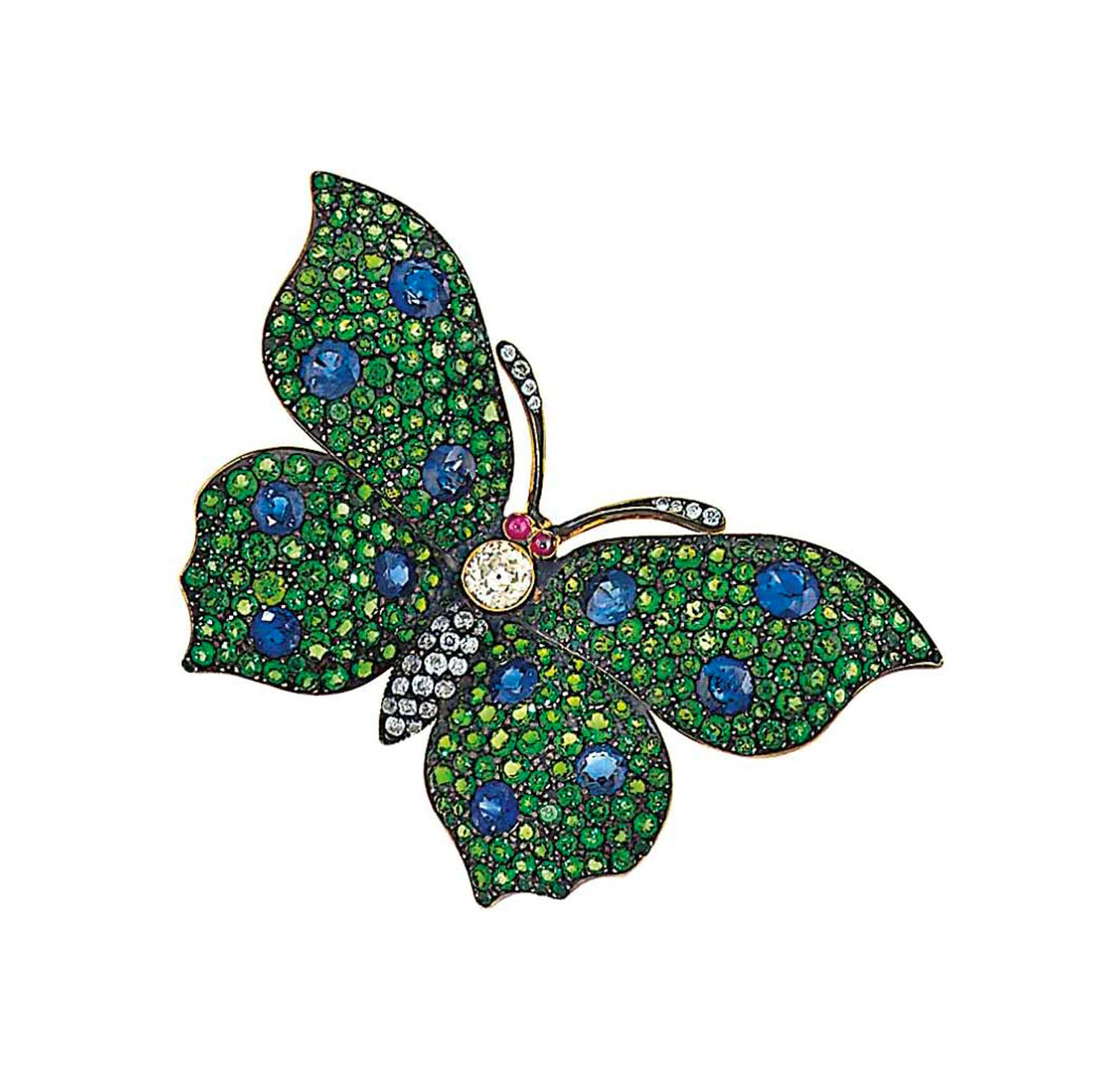 A gem-set butterfly brooch | Christie's