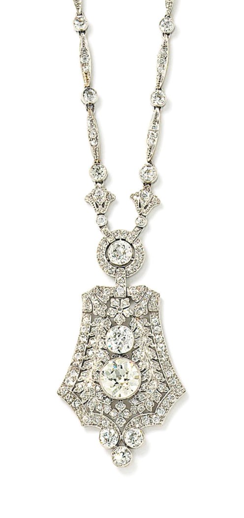 An Art Deco diamond necklace, An Art Deco diamond necklace | Christie's