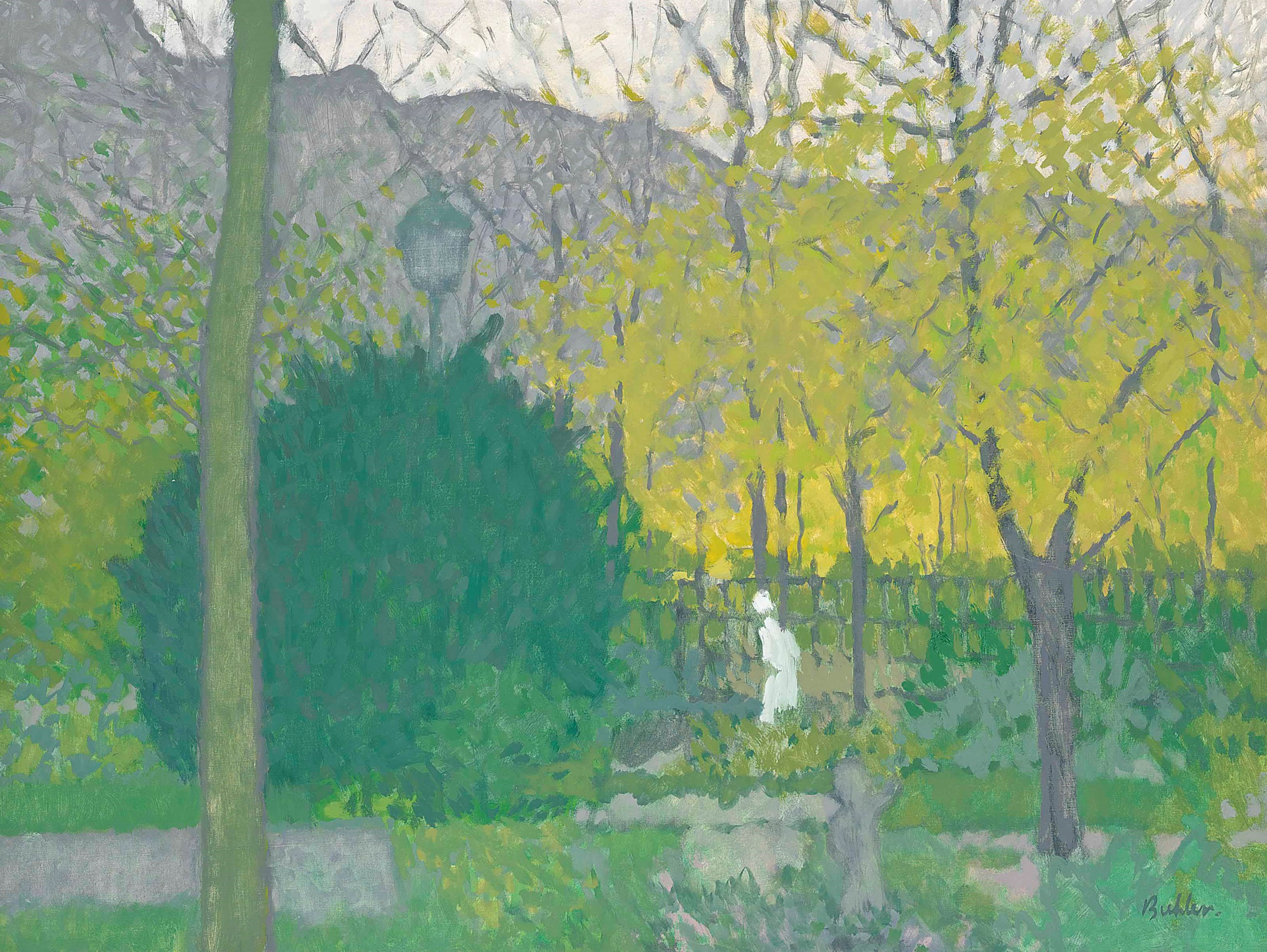 Robert Buhler (1916-1989), Chelsea Arts Club Garden | Christie's