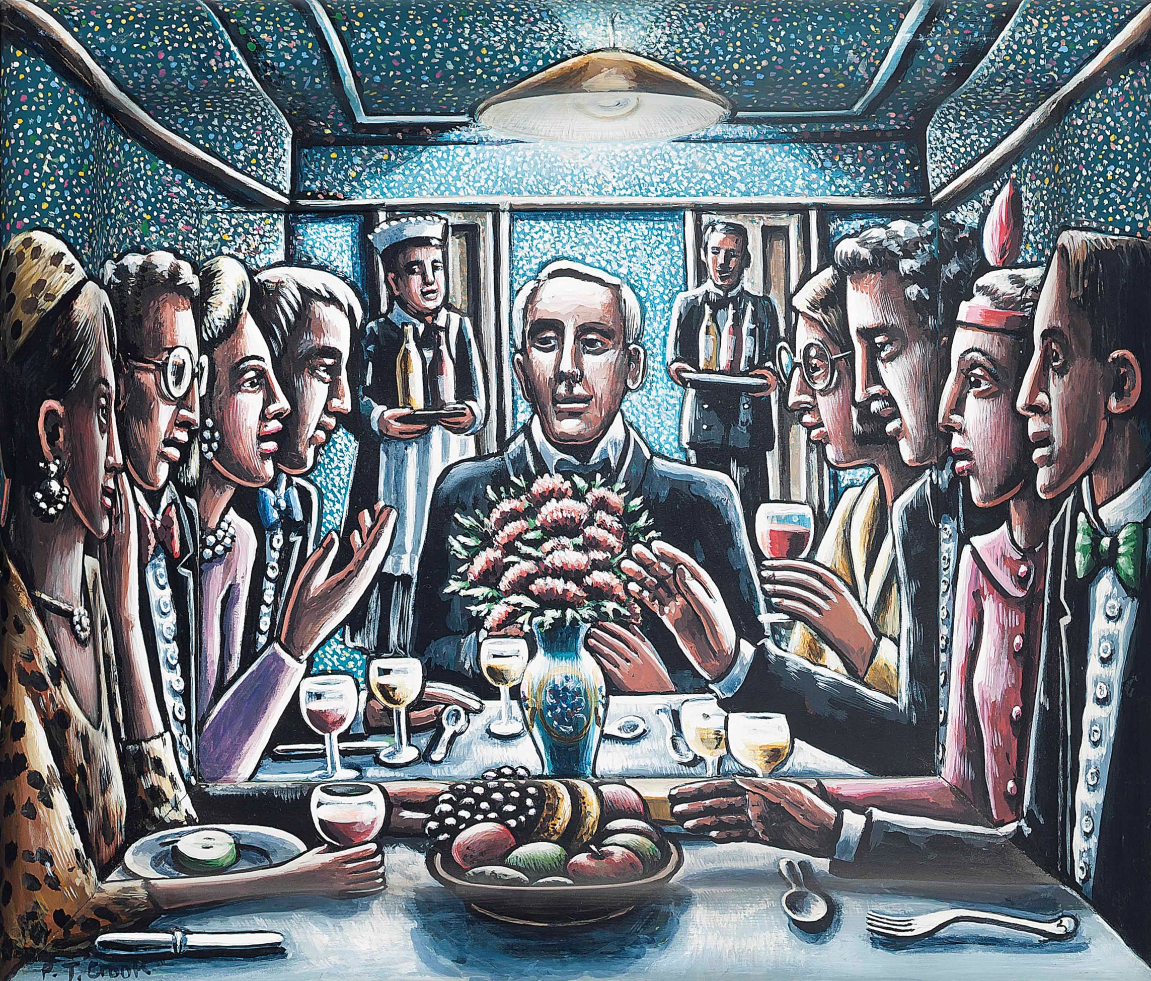 P.J. Crook (b. 1945), The Guests | Christie's