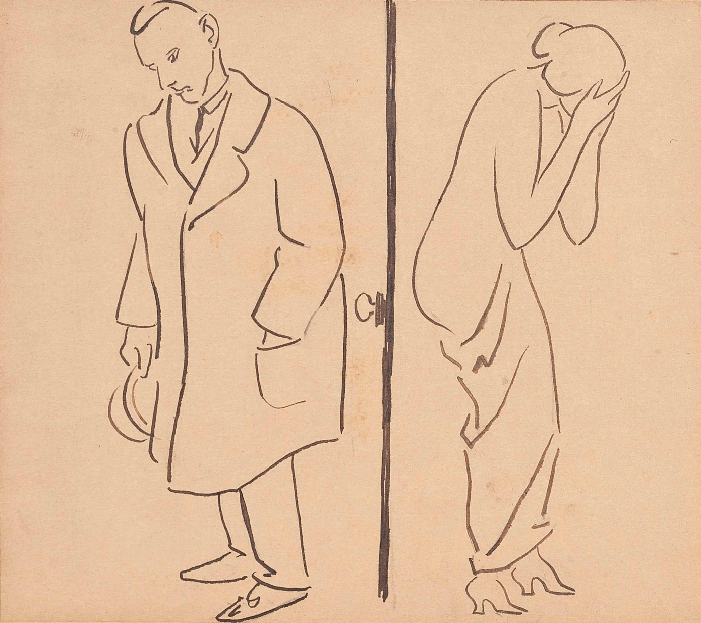 Henri Gaudier-Brzeska (1891-1915), Illustration to a story | Christie's