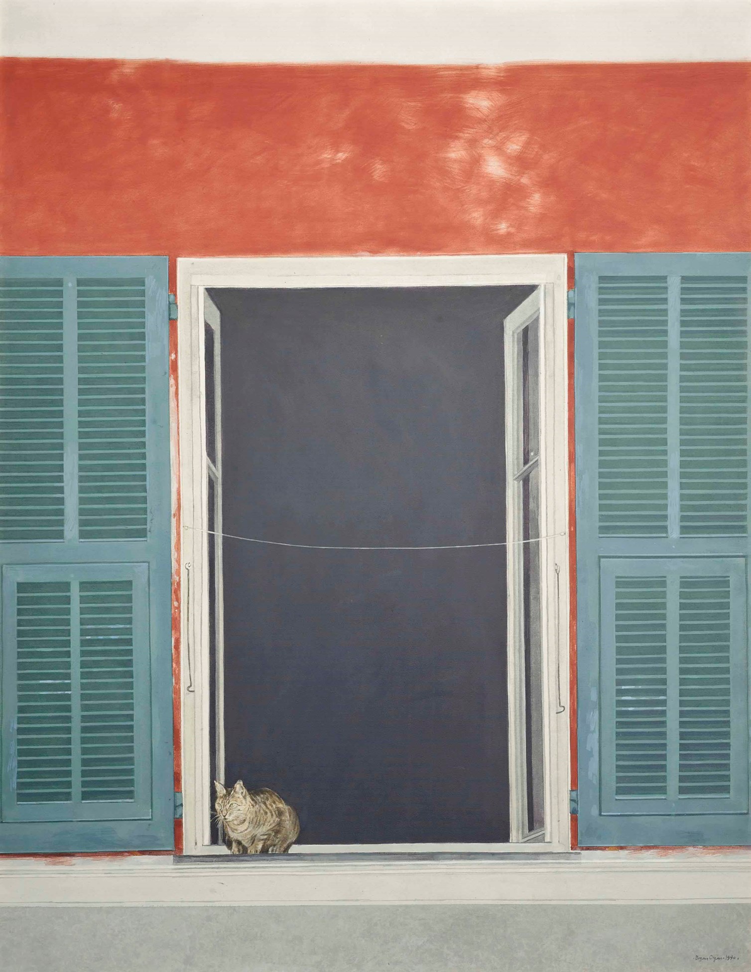 Bryan Organ (b. 1935), Cat in the window | Christie's