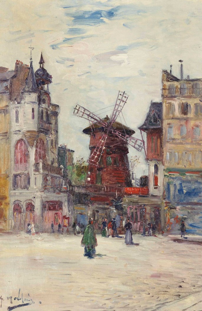 Gustave Madelain (FRENCH, 1867-1944), Le Moulin Rouge, Paris | Christie's