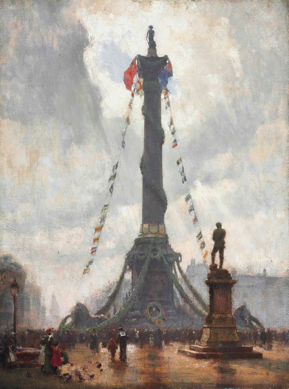 William Logsdail (1859-1944), Trafalgar Day | Christie's