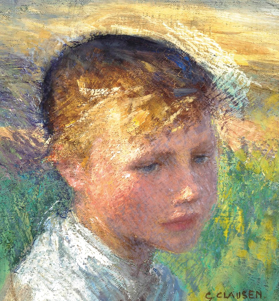 Sir George Clausen, R.A., R.W.S. (1852-1944), Head of a girl | Christie's