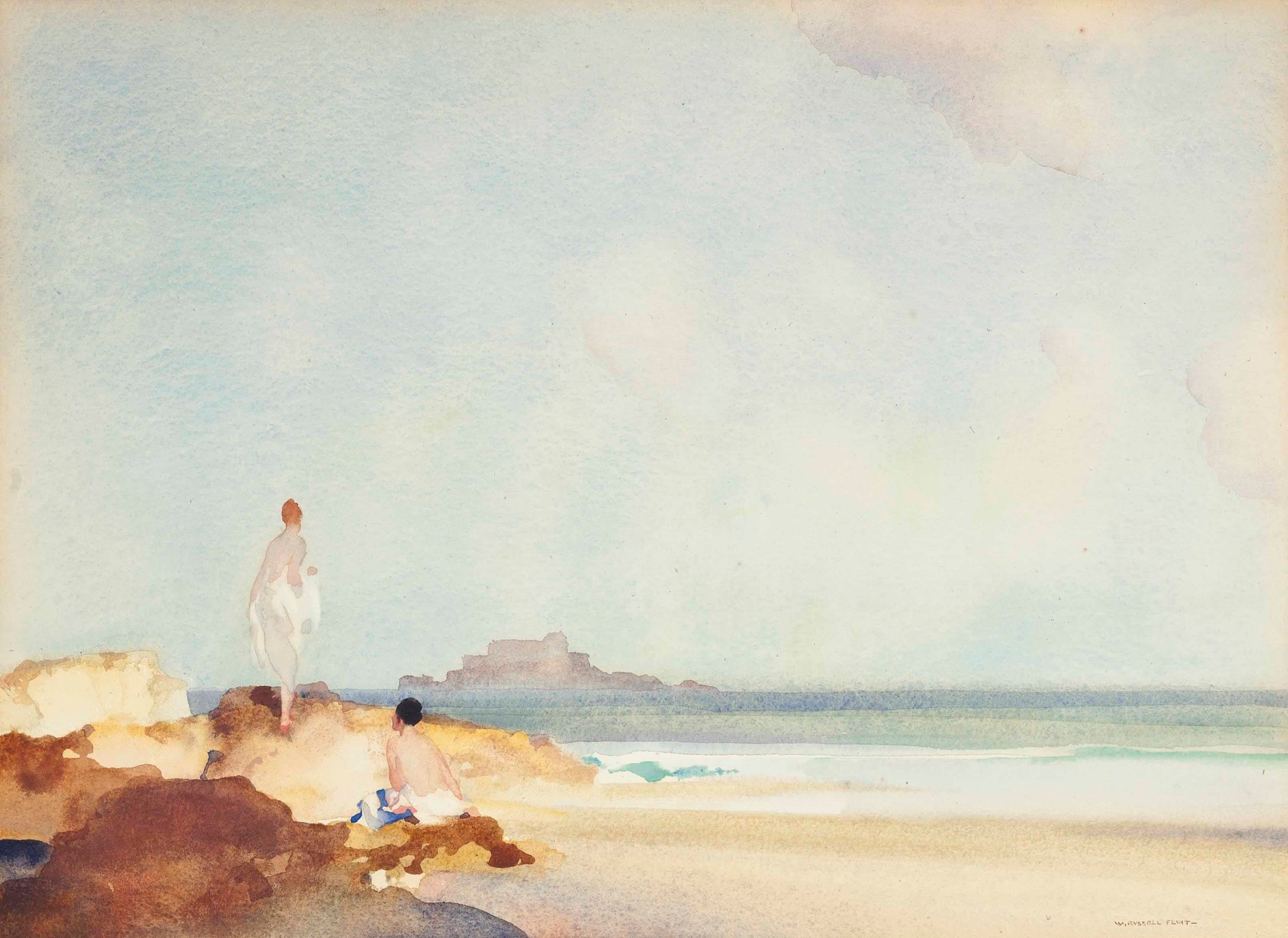 Sir William Russell Flint, R.A., P.R.W.S., R.S.W. (1880-1969), The ...