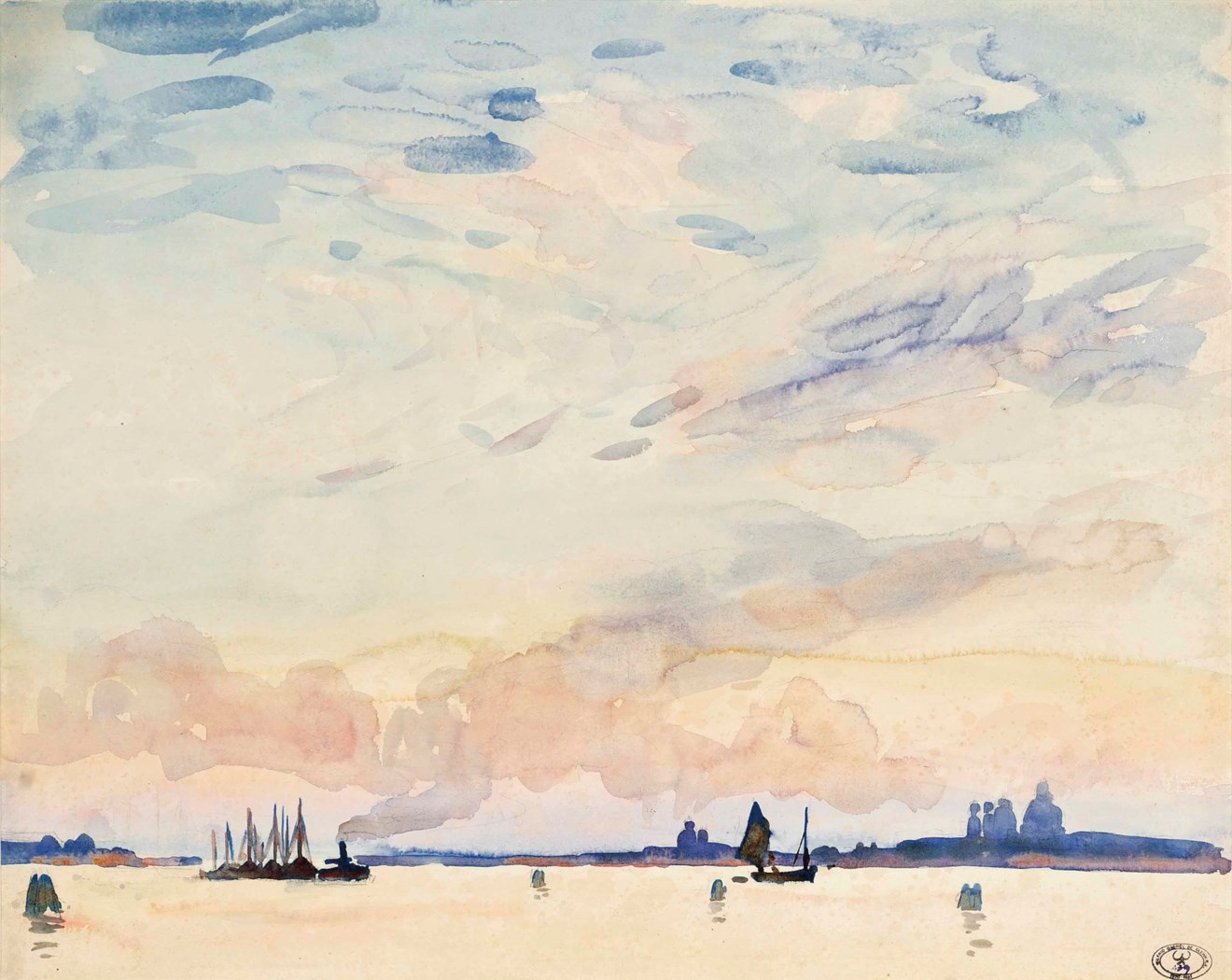 Wilfrid Gabriel de Glehn, R.A. (1870-1951), The lagoon, Venice | Christie's