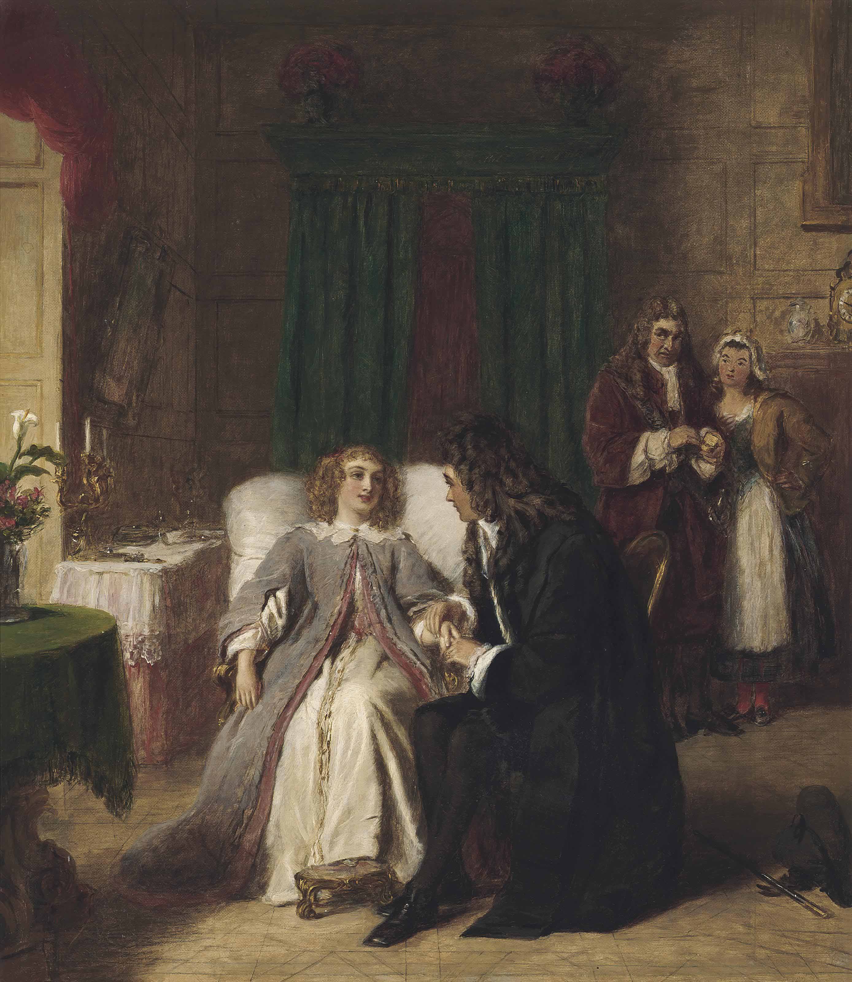 Edwin Harris, R.B.S.A. (1855-1906), A quiet moment | Christie's