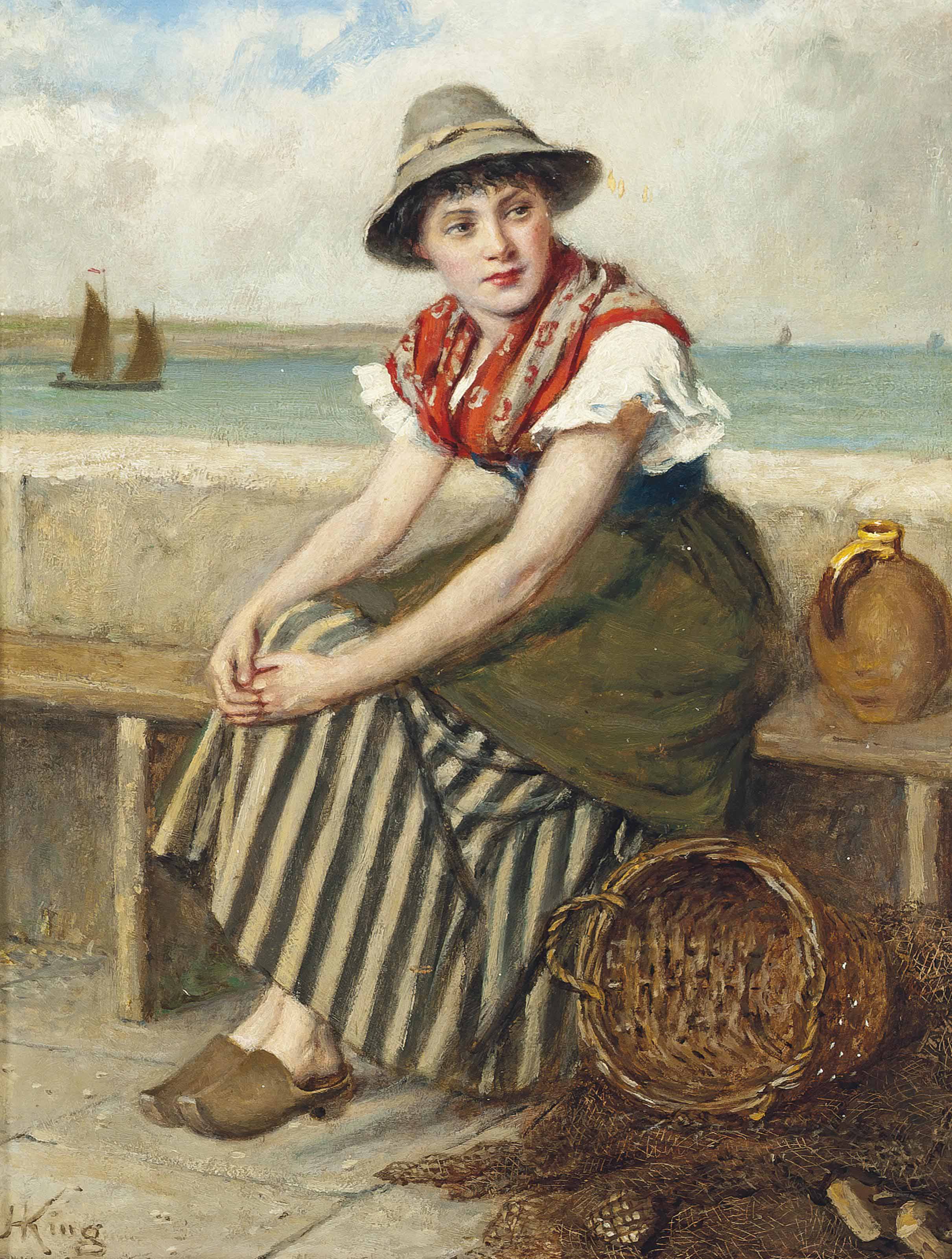 Edwin Harris, R.B.S.A. (1855-1906), A quiet moment | Christie's