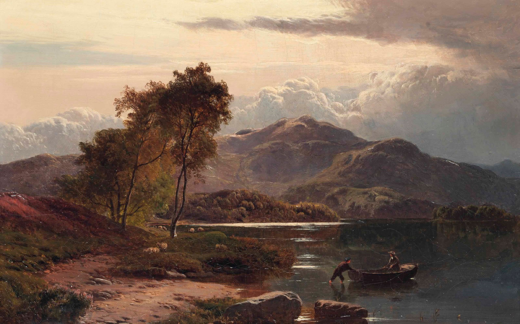 Sidney Richard Percy (1821-1886), Embarking on a fishing trip | Christie's