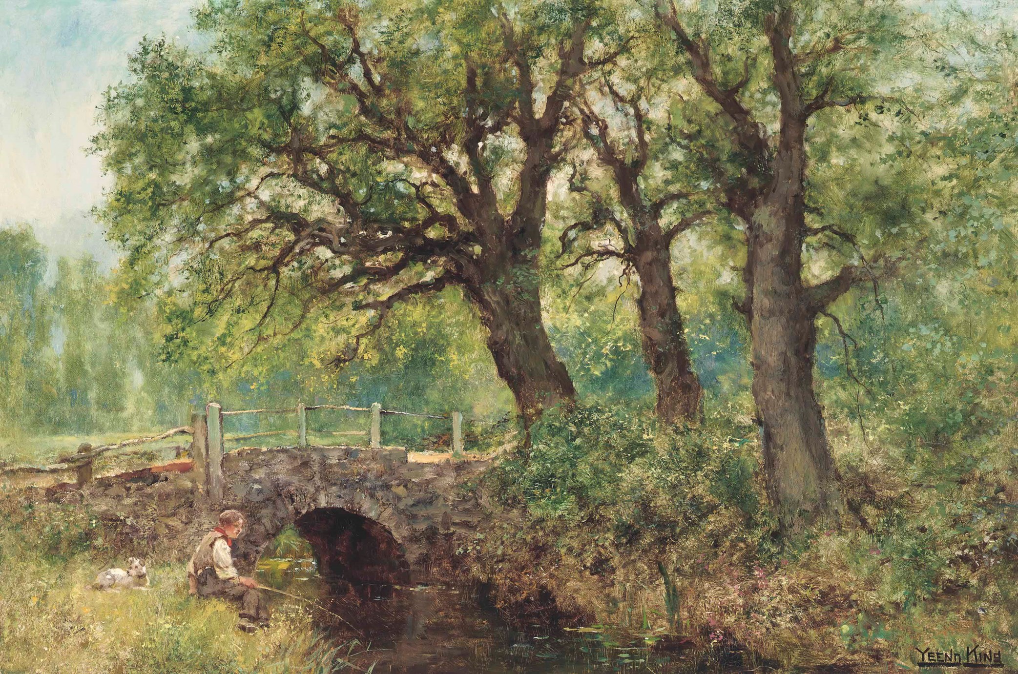 Henry John Yeend King, R.B.A., V.P.R.I., R.O.I. (1855-1924), A young ...