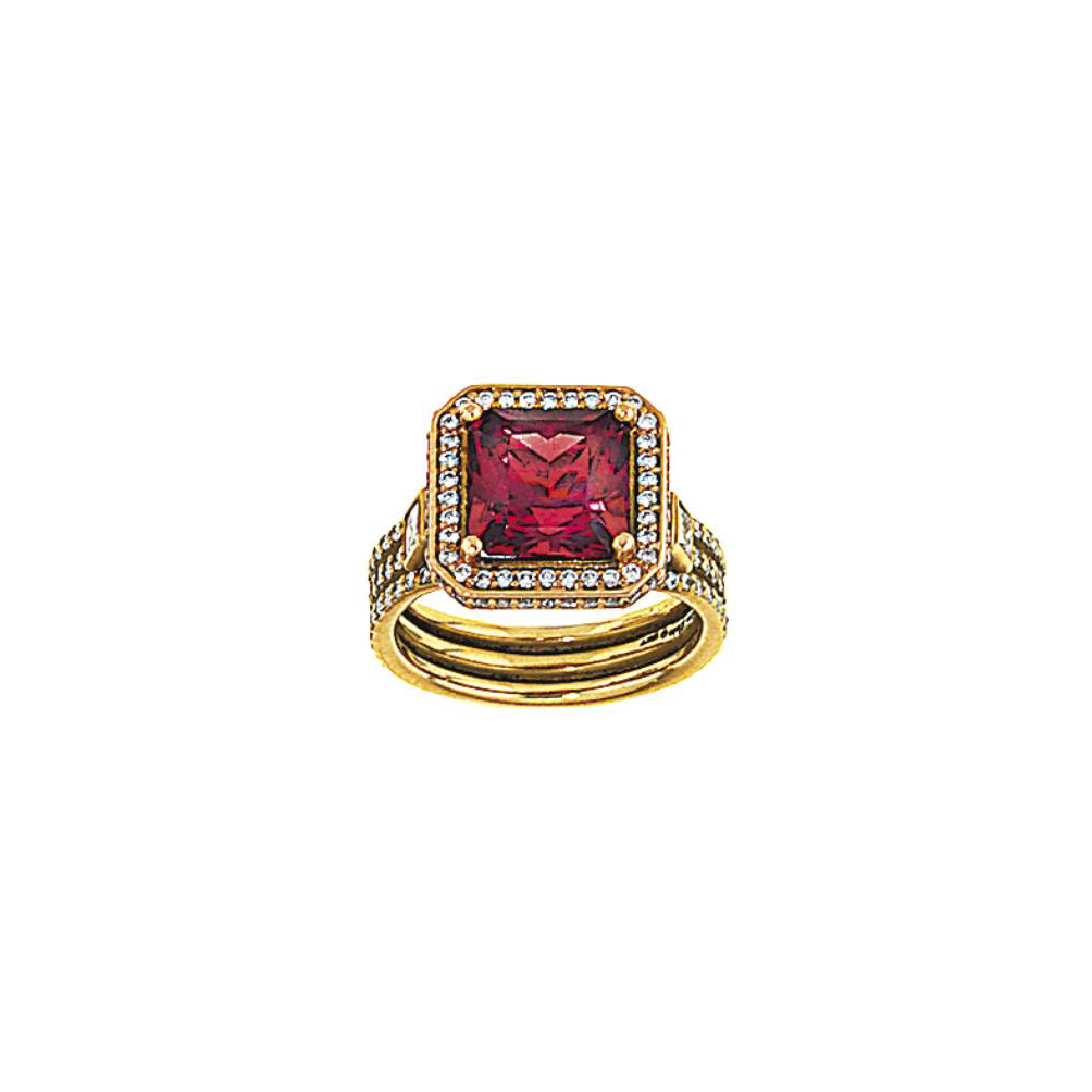 A tourmaline and diamond ring, by Sam Lehr | Christie's