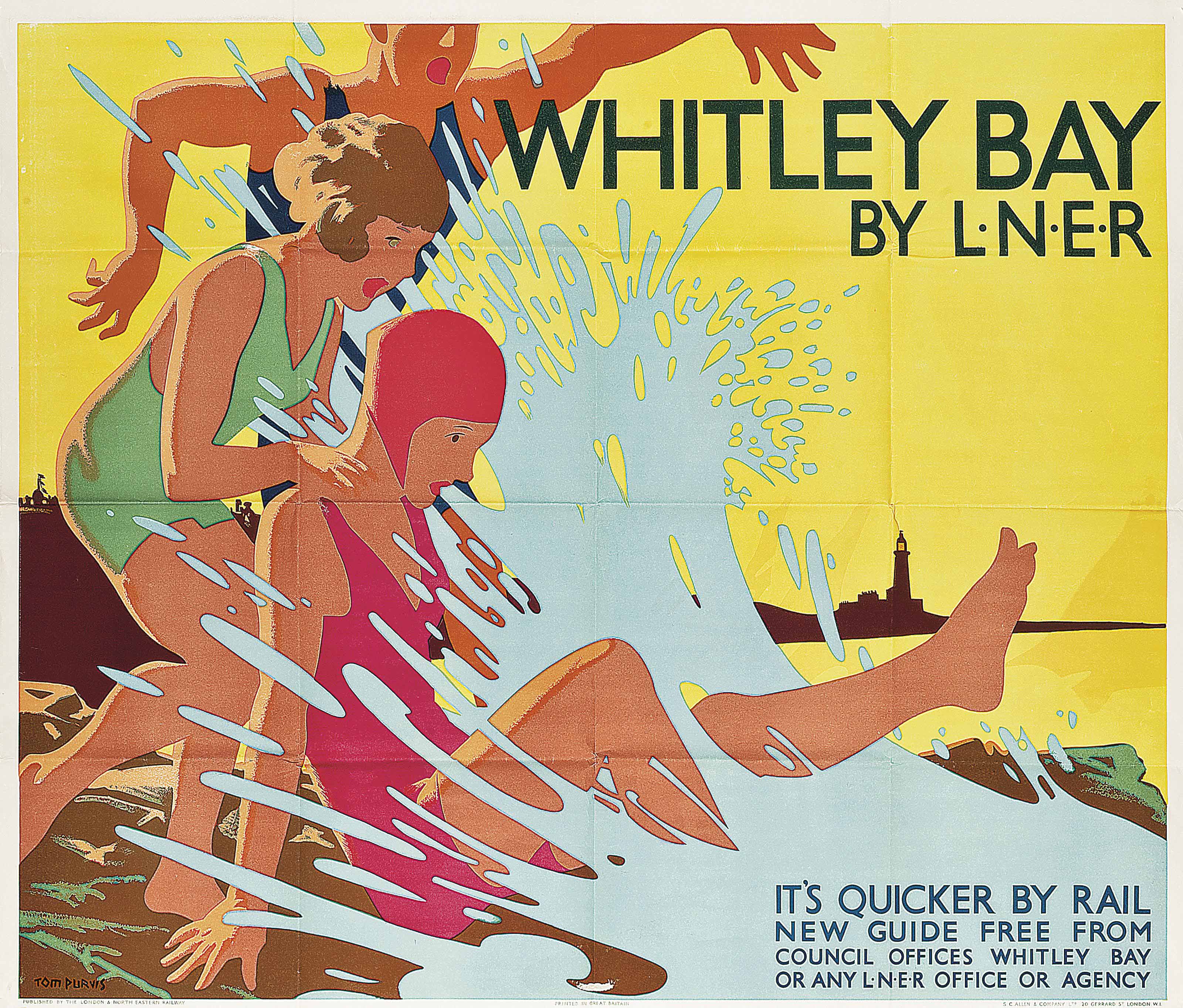 Tom Purvis (1888-1959) , WHITLEY BAY | Christie's