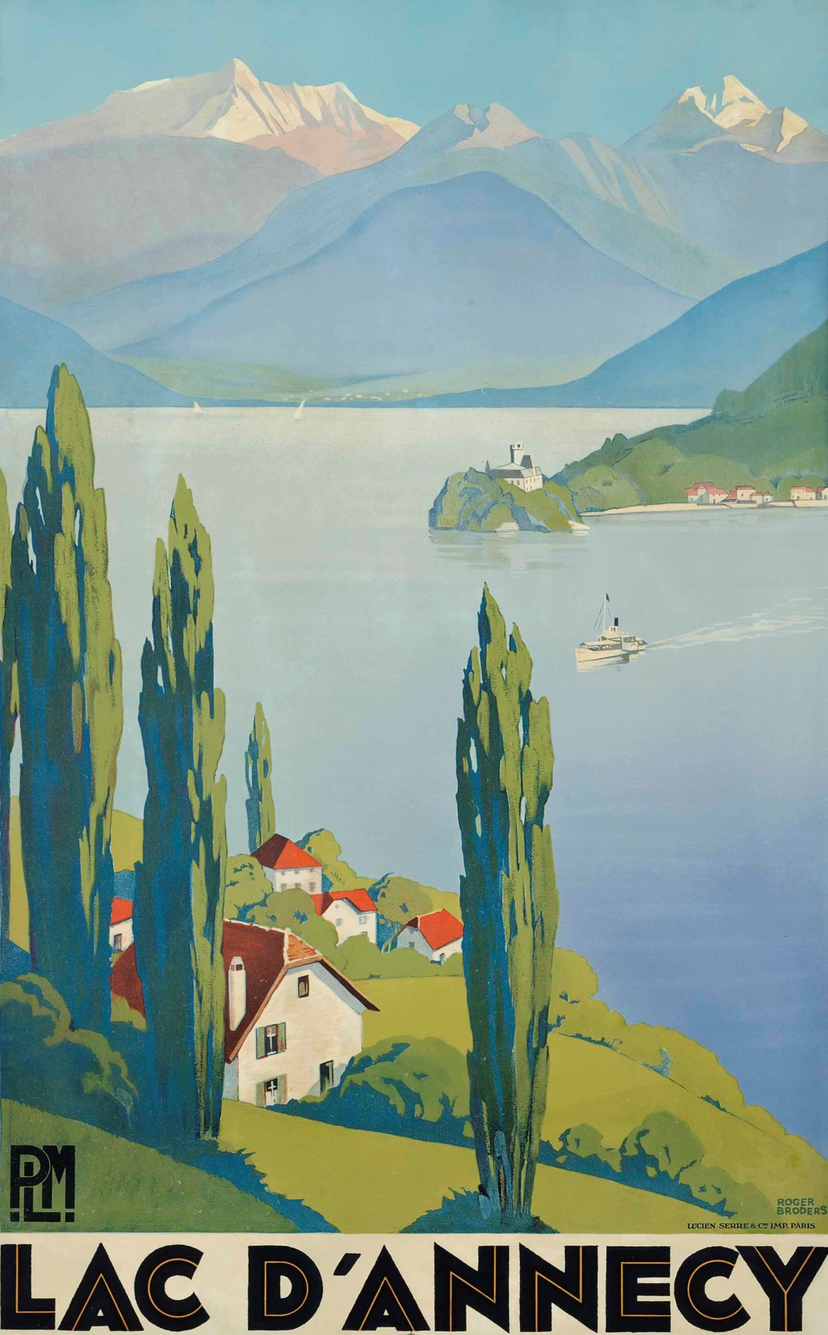 Roger Broders (1883-1953), LAC D'ANNECY | Christie's