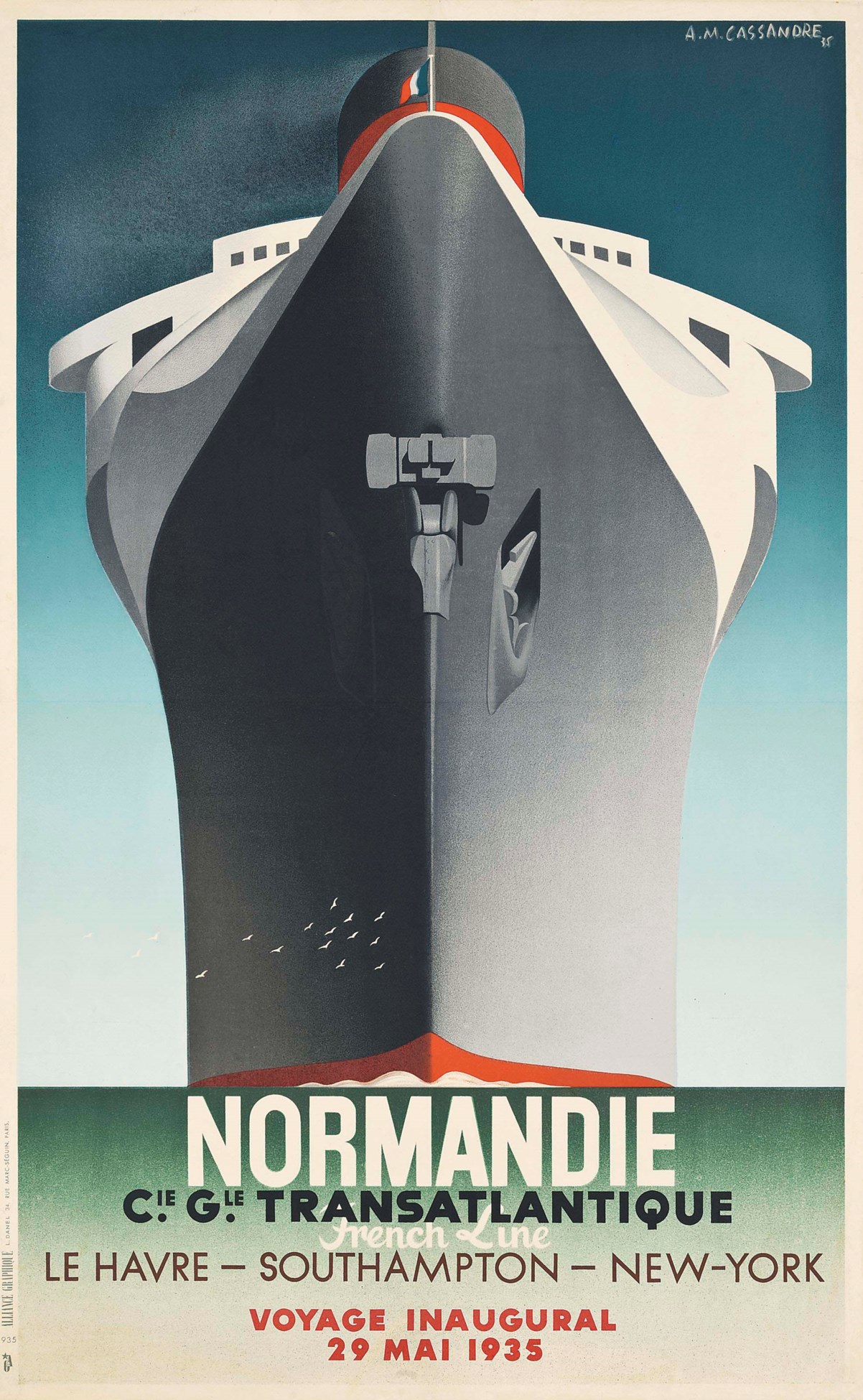 A.M. Cassandre (1901-1968), NORMANDIE | Christie's