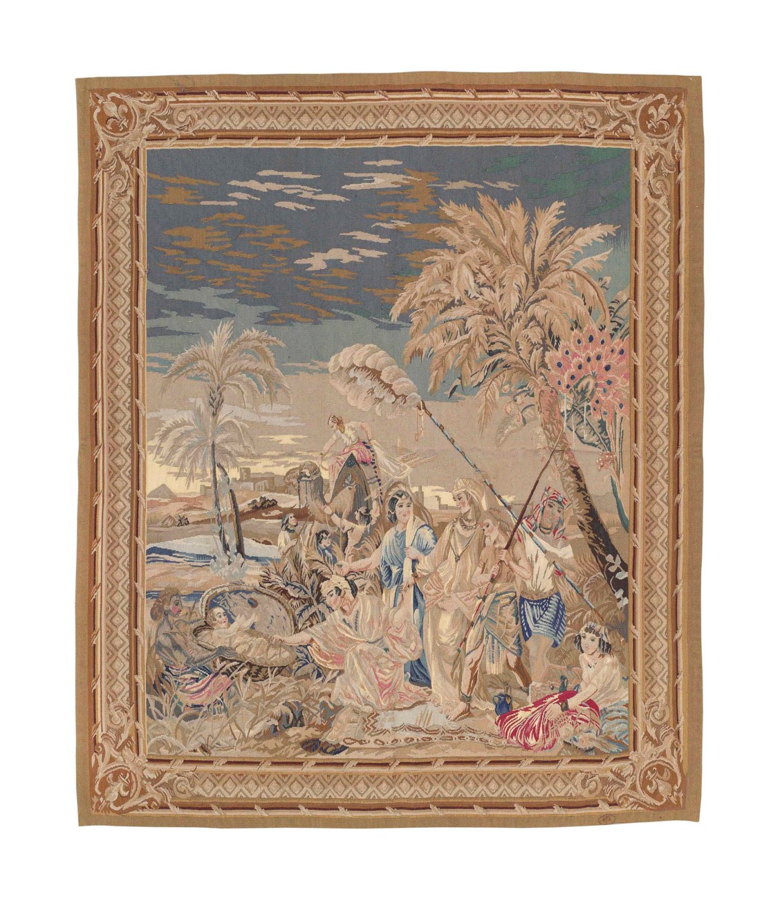 A POLYCHROME BIBLICAL TAPESTRY, LATE 20TH CENTURY | Christie's