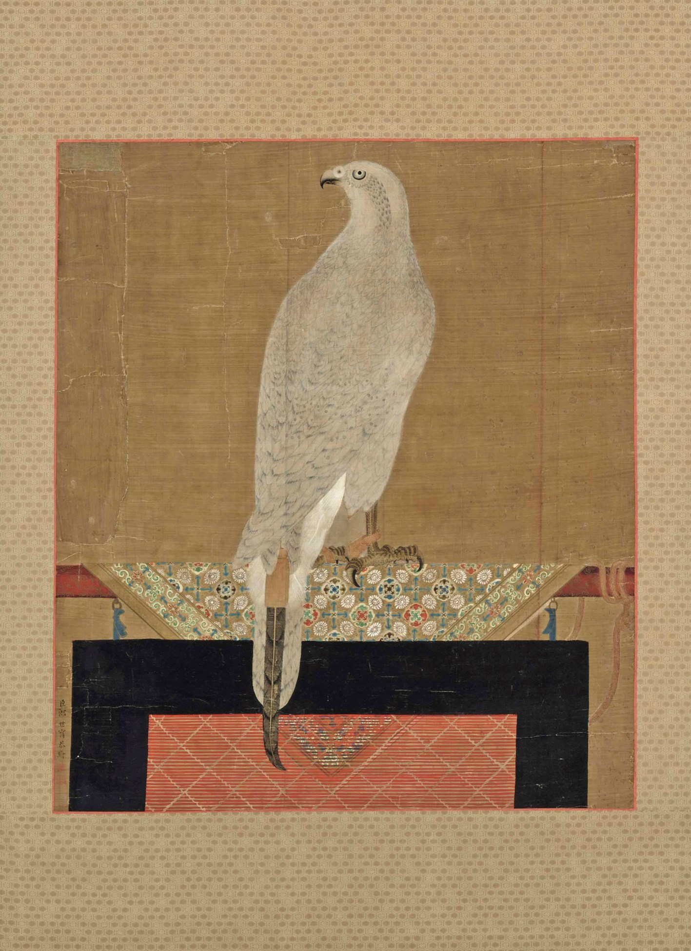 A CHINESE SILK PAINTING OF A HAWK, 18TH/19TH CENTURY | Christie's