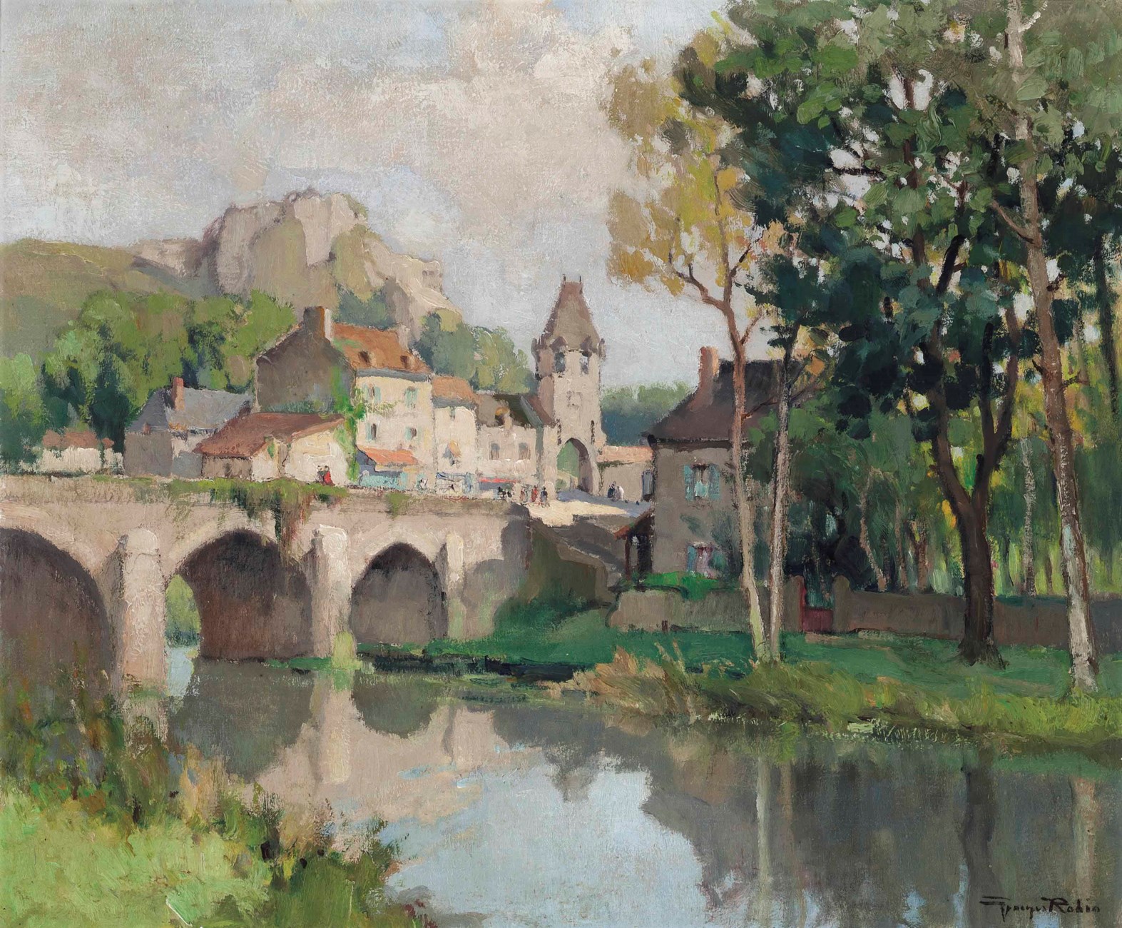 Georges Charles Robin (FRENCH, 1903-2003), The Sèvre, Mallièvre ...
