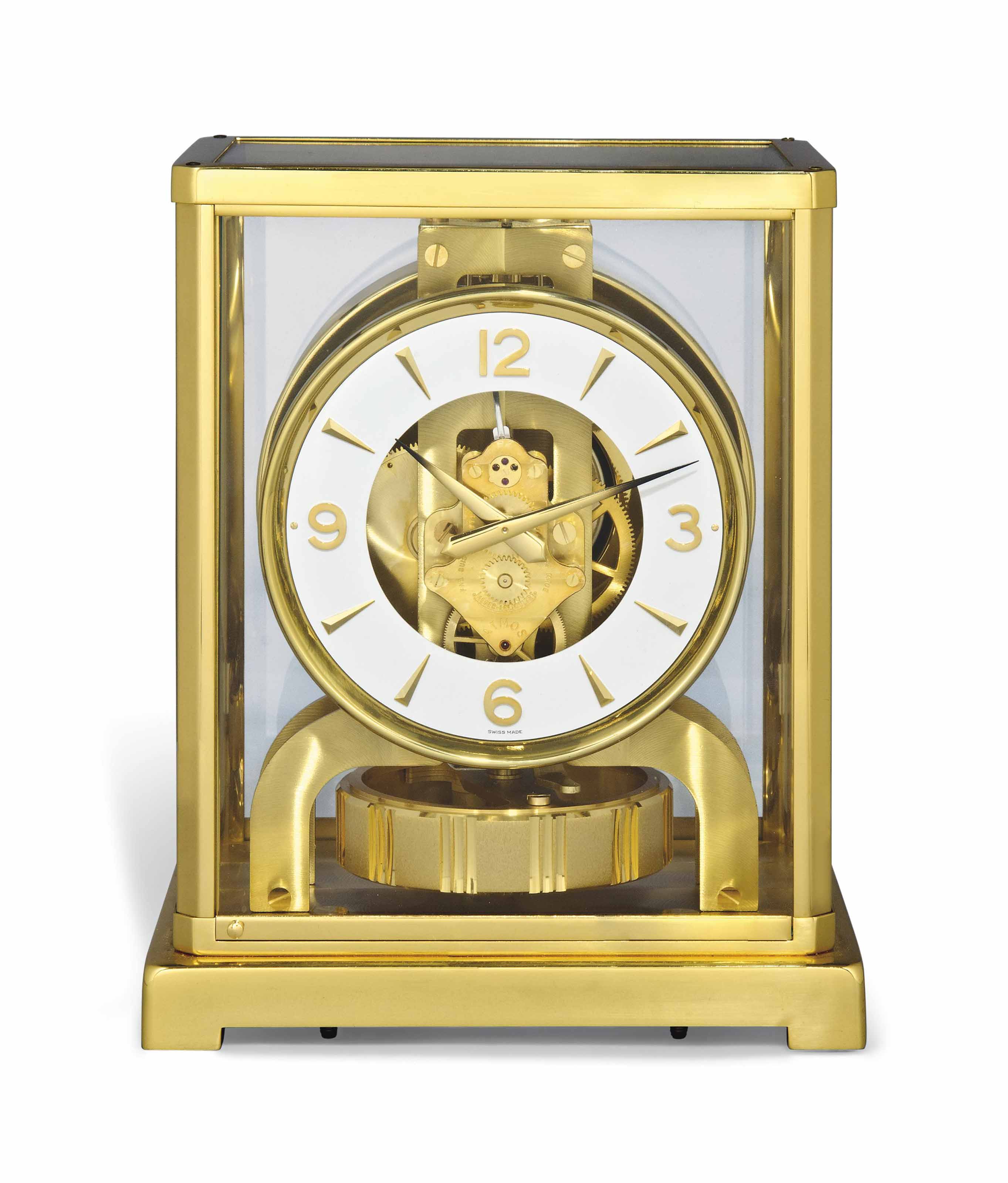 A SWISS GILT-BRASS ATMOS CLOCK