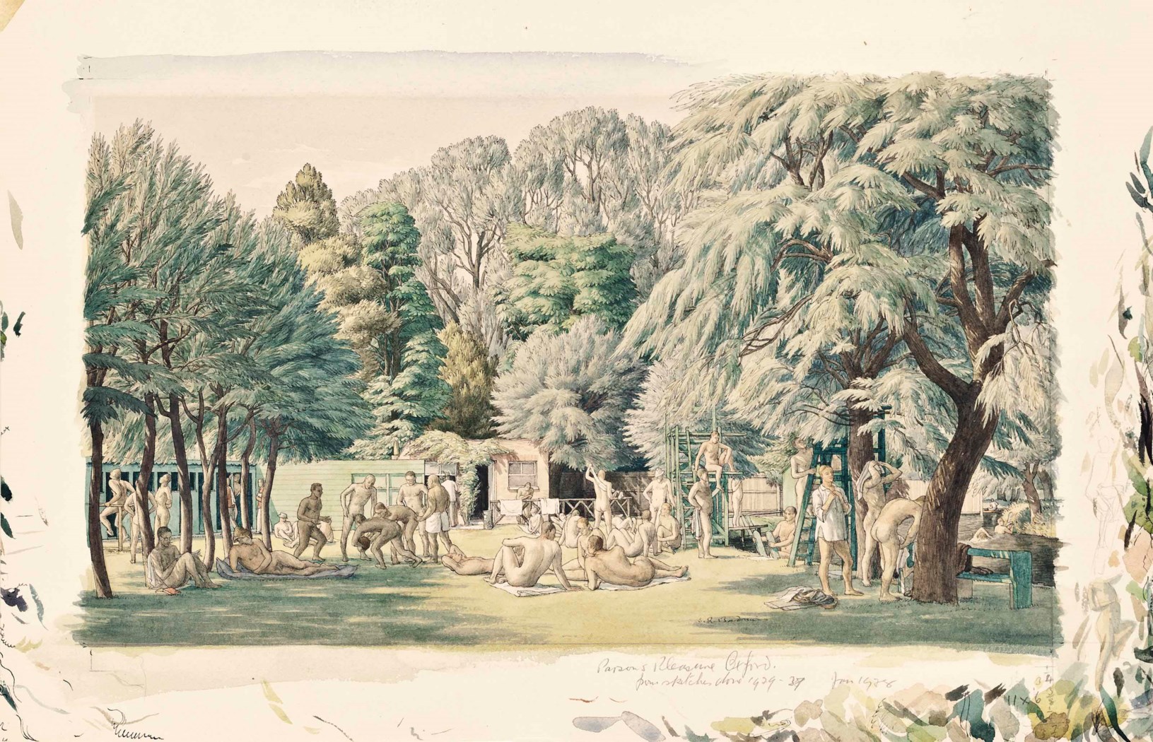 Stanley Roy Badmin, R.W.S., R.E., A.I.A. (Sydenham 1906-1989 Bignor ...