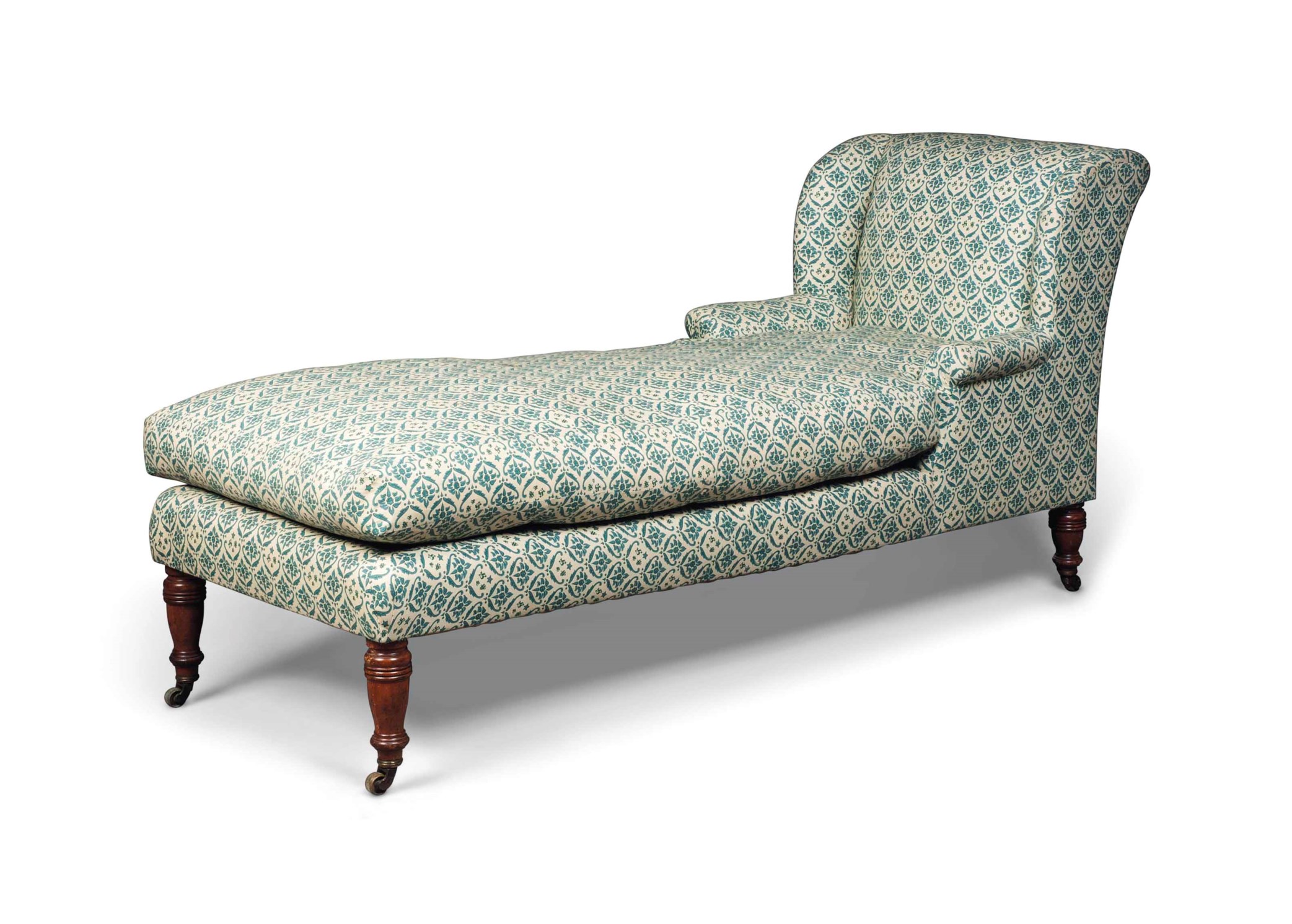 A LATE VICTORIAN DAYBED, BY HOWARD & SONS, LONDON, LATE 19TH CENTURY ...