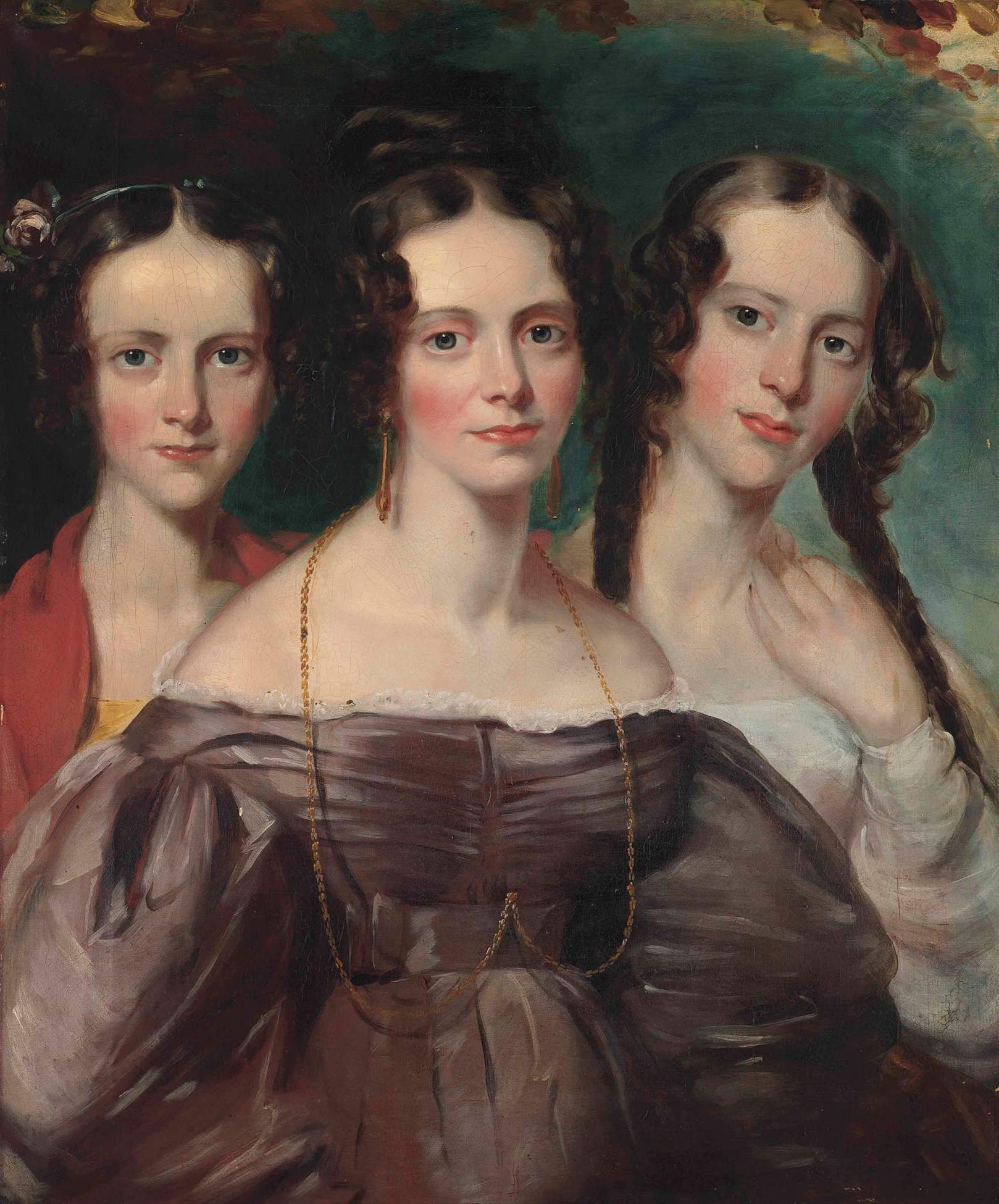 Circle of George Henry Harlow (London 1787-1819), The Barclay sisters ...