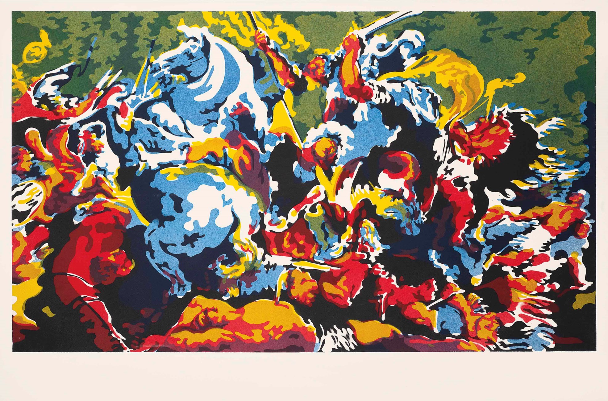 John Clem Clarke (American, B. 1938), Rubens: Victory and death of ...