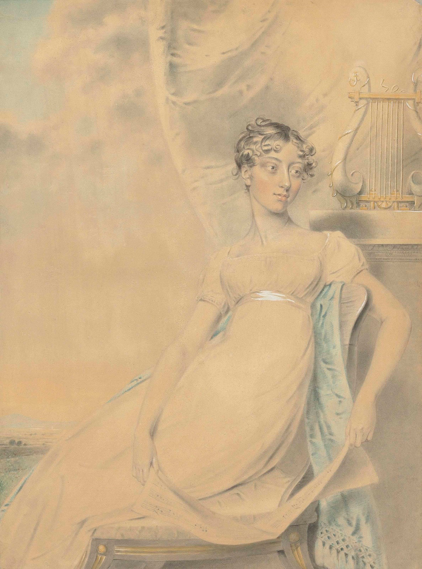 John Downman, A.R.A. (Ruabon, Wales 1750-1824 Wrexham), Portrait of ...