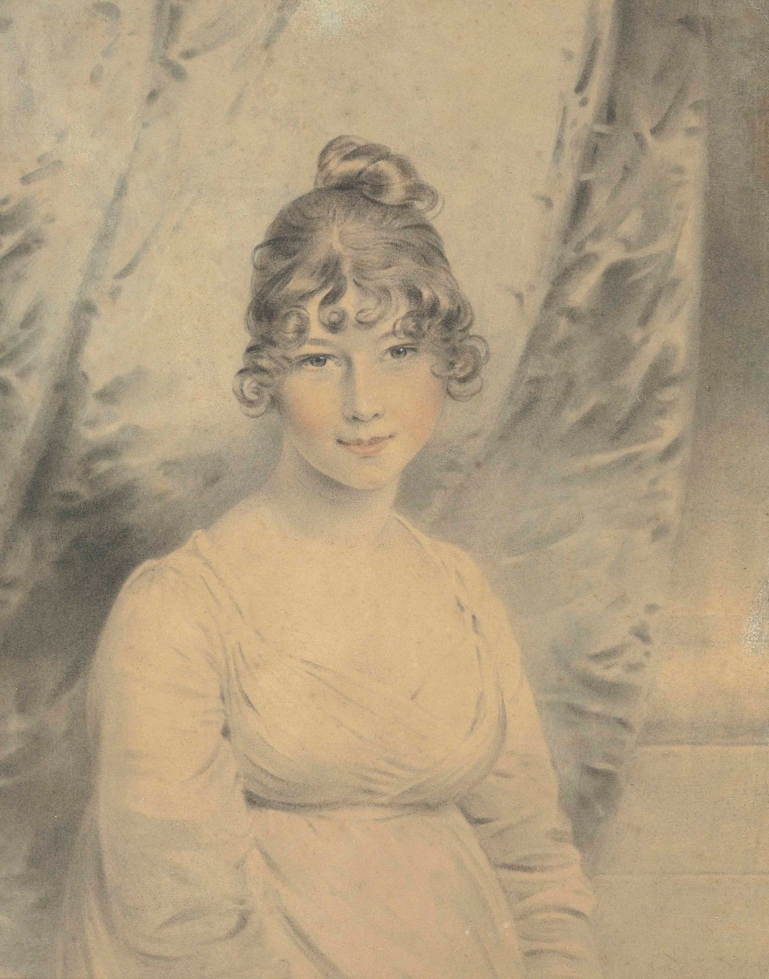 John Downman, A.R.A. (Ruabon, Wales 1750-1824 Wrexham), Portrait of a ...