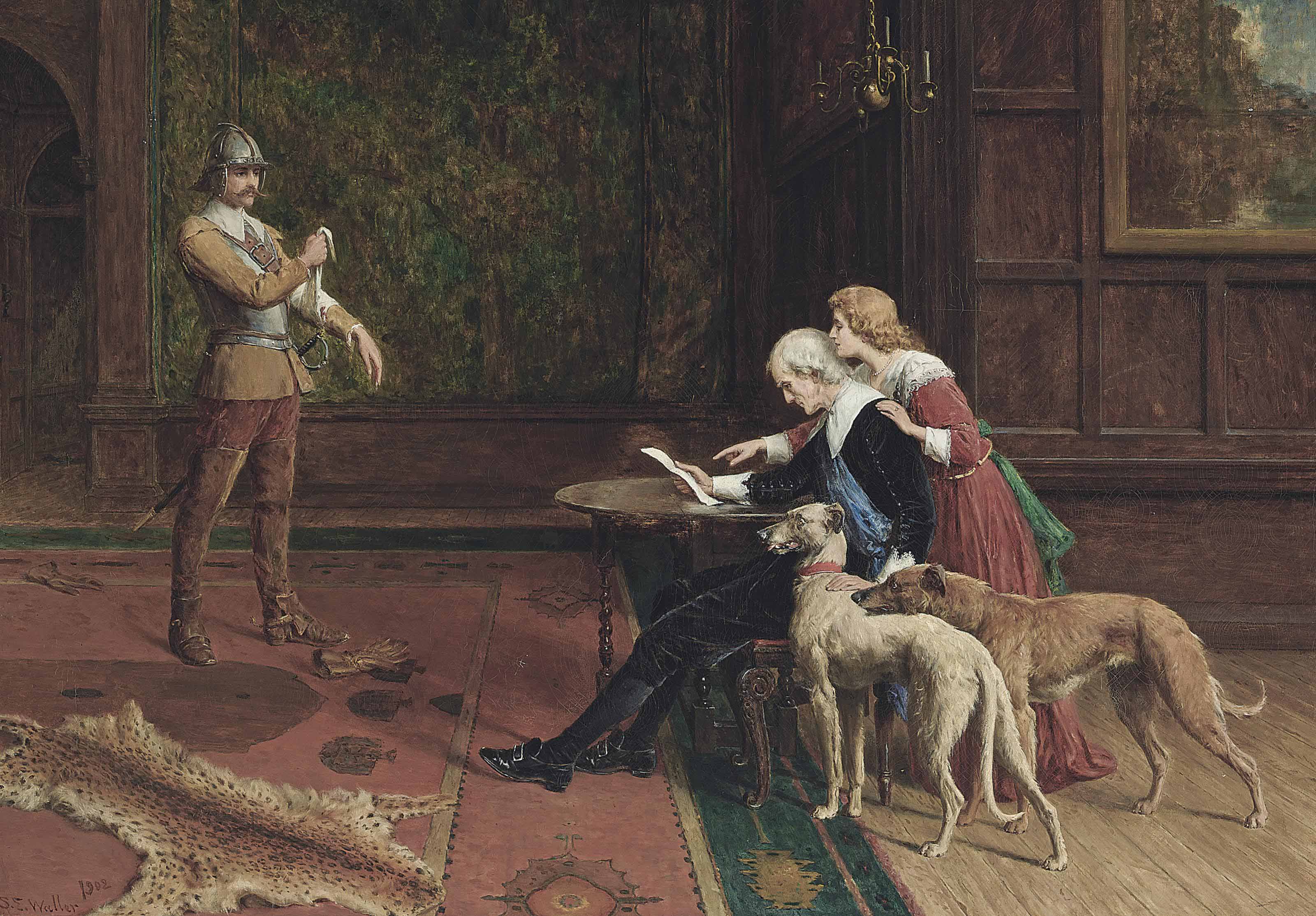 Samuel Edmund Waller (1850-1903) , Intercepted dispatches | Christie's