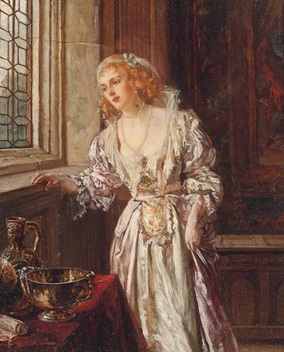 Talbot Hughes, R.O.I. (1869-1942) , The watchful lover | Christie's