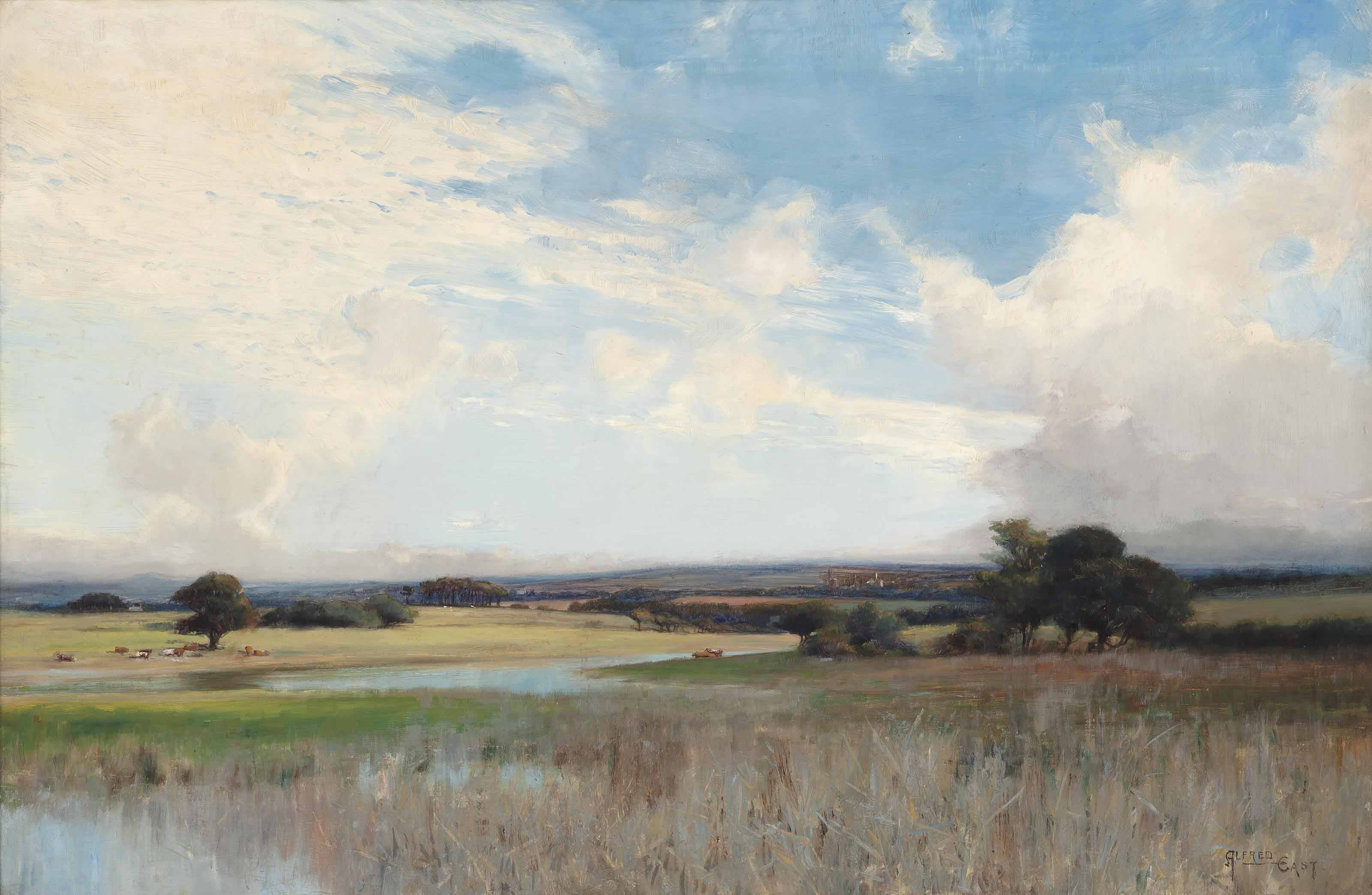 Sir Alfred East, R.A., R.I., P.R.B.A., R.P.E. (1849-1913)