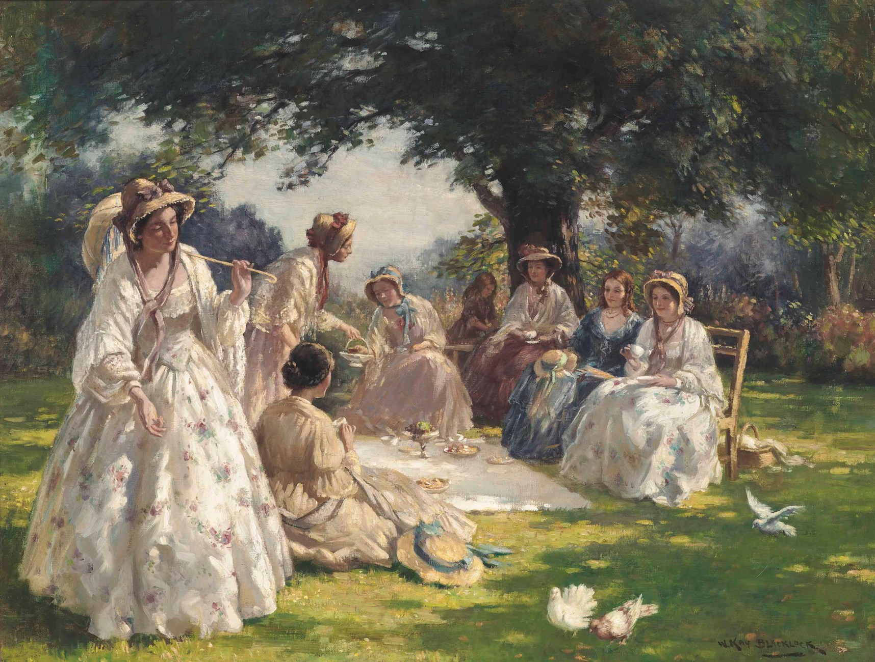 William Kay Blacklock (1872-1924), The picnic | Christie's