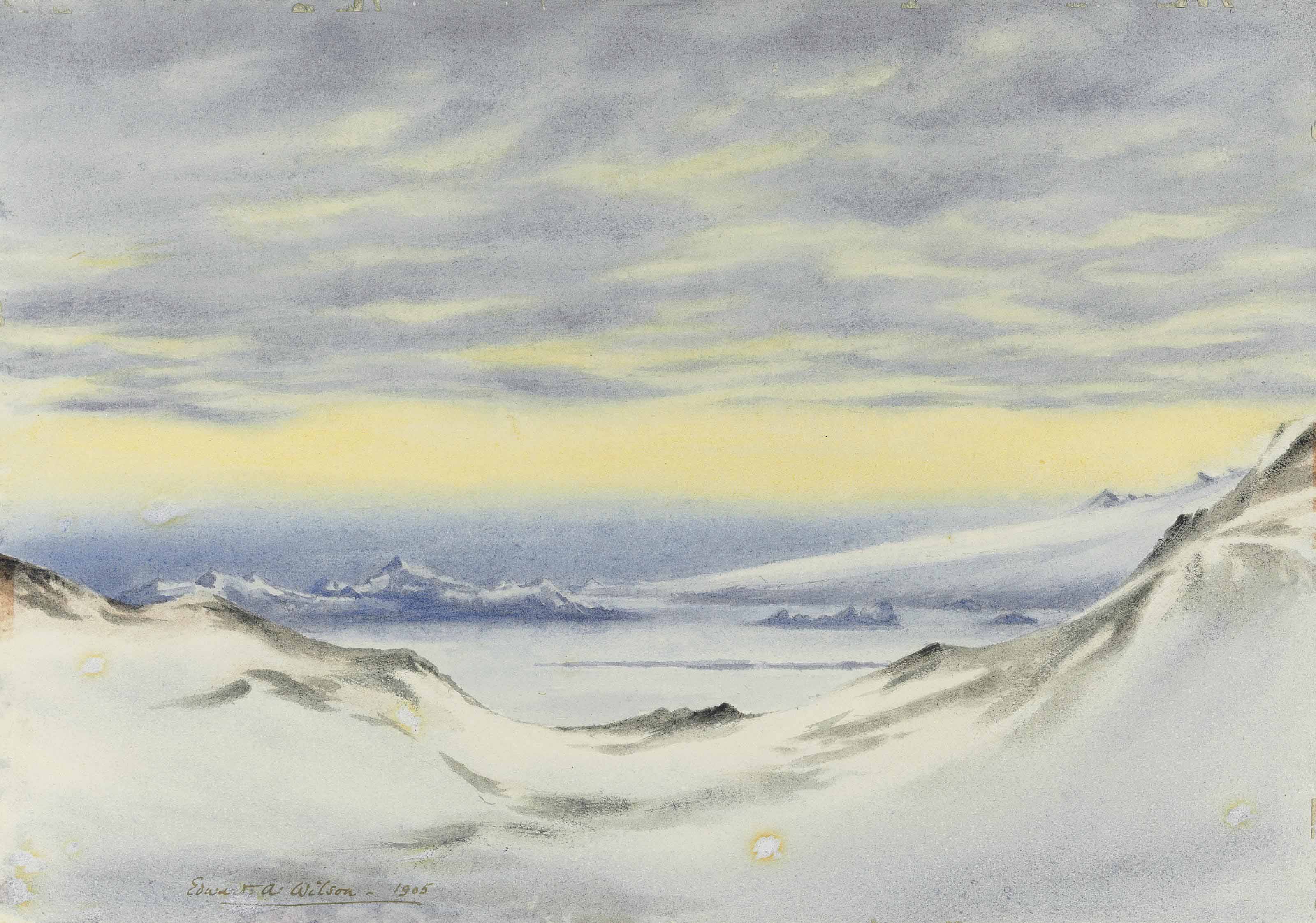 Edward Adrian Wilson (1872-1912) , "Discovery" Expedition, Farthest ...