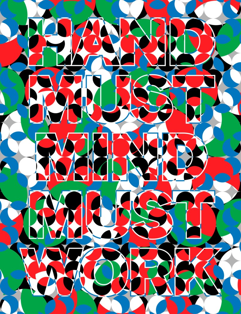 Mark Titchner (B. 1973), Hand Must Mind Must Work | Christie's